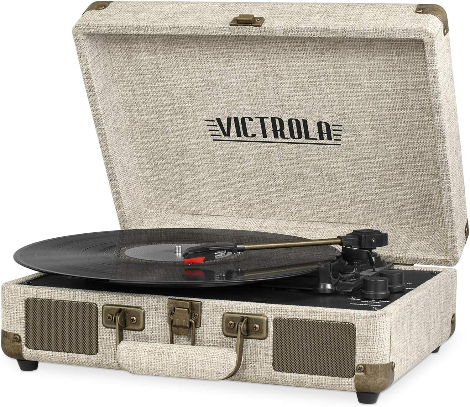 Amazon.com: Victrola Vintage 3-Speed Bluetooth Portable Suitcase Record ...