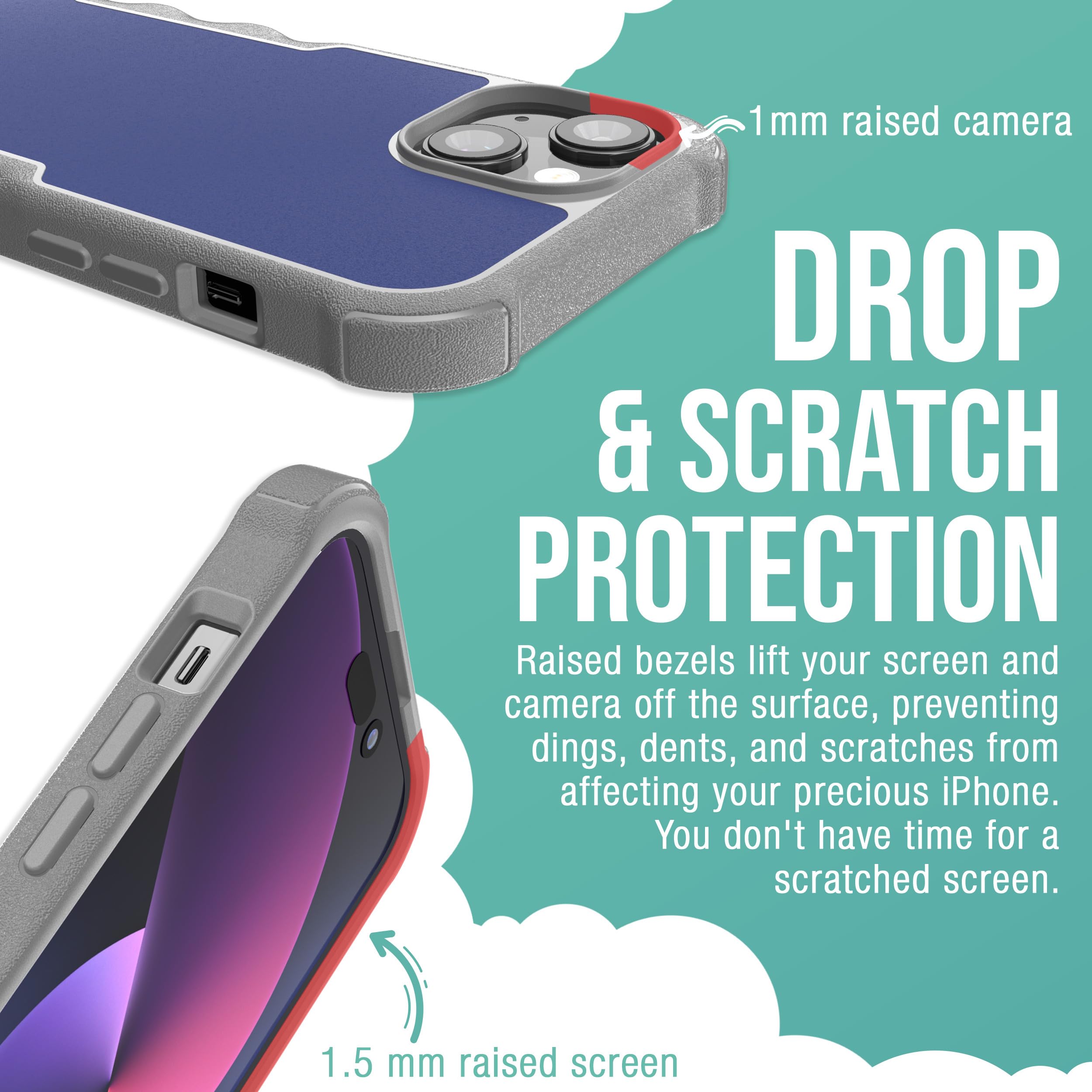 Snapklik.com : Smartish iPhone 15 Protective Magnetic Case - Gripzilla ...