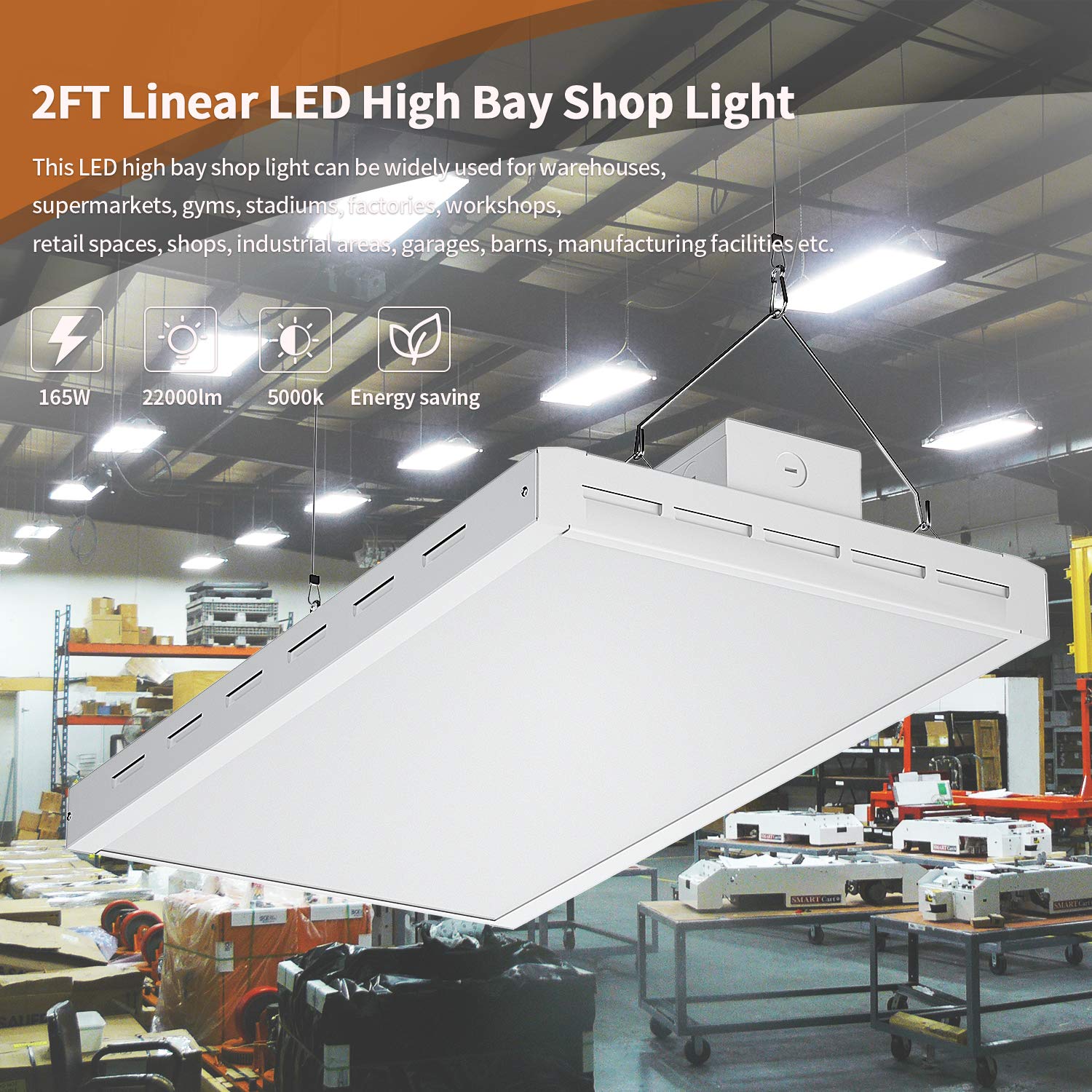 Industrial Led Aisle Lights Industrial Lighting | Saylite