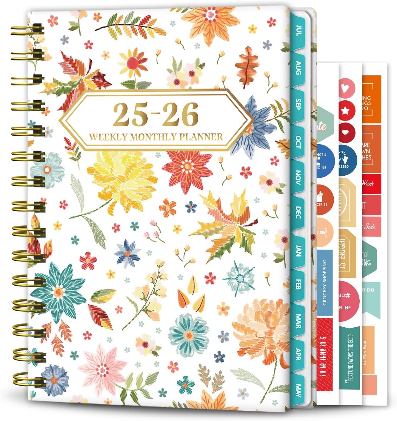 Amazon.com : 2025-2026 Planner - 17 Months Weekly & Monthly Planner ...