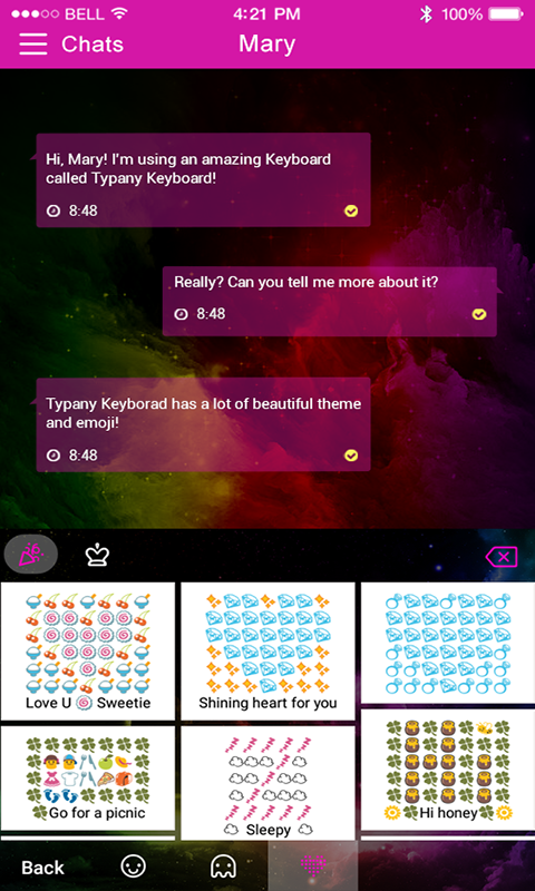 Rainbow Sky Theme&Emoji Keyboard - App on Amazon Appstore