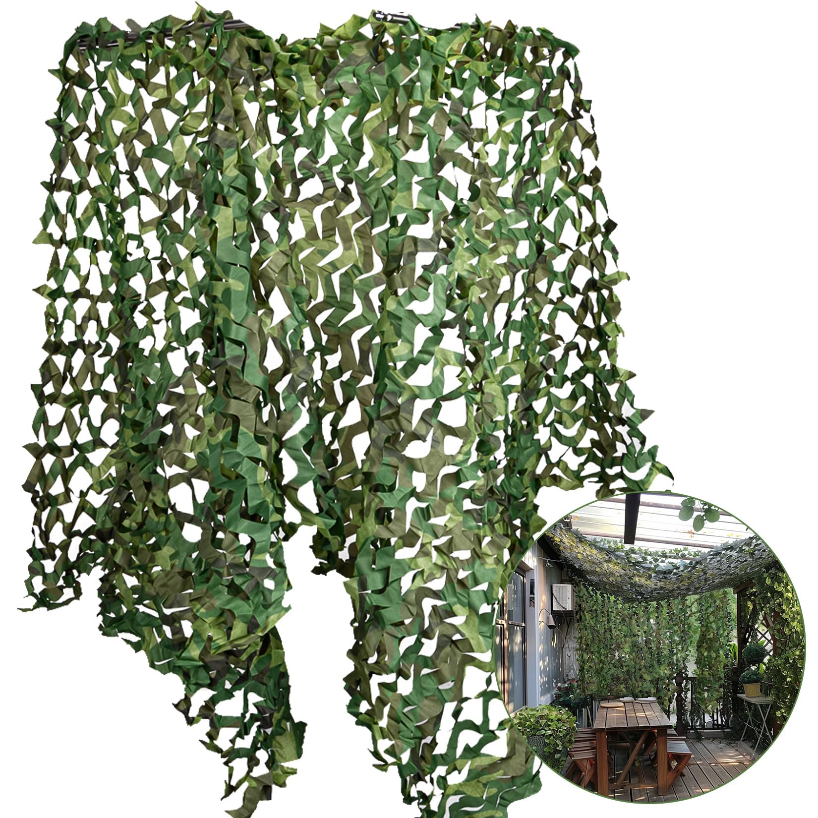 Amazon.com : RAINFLOW Camo Netting for Hunting - Camouflage Netting ...