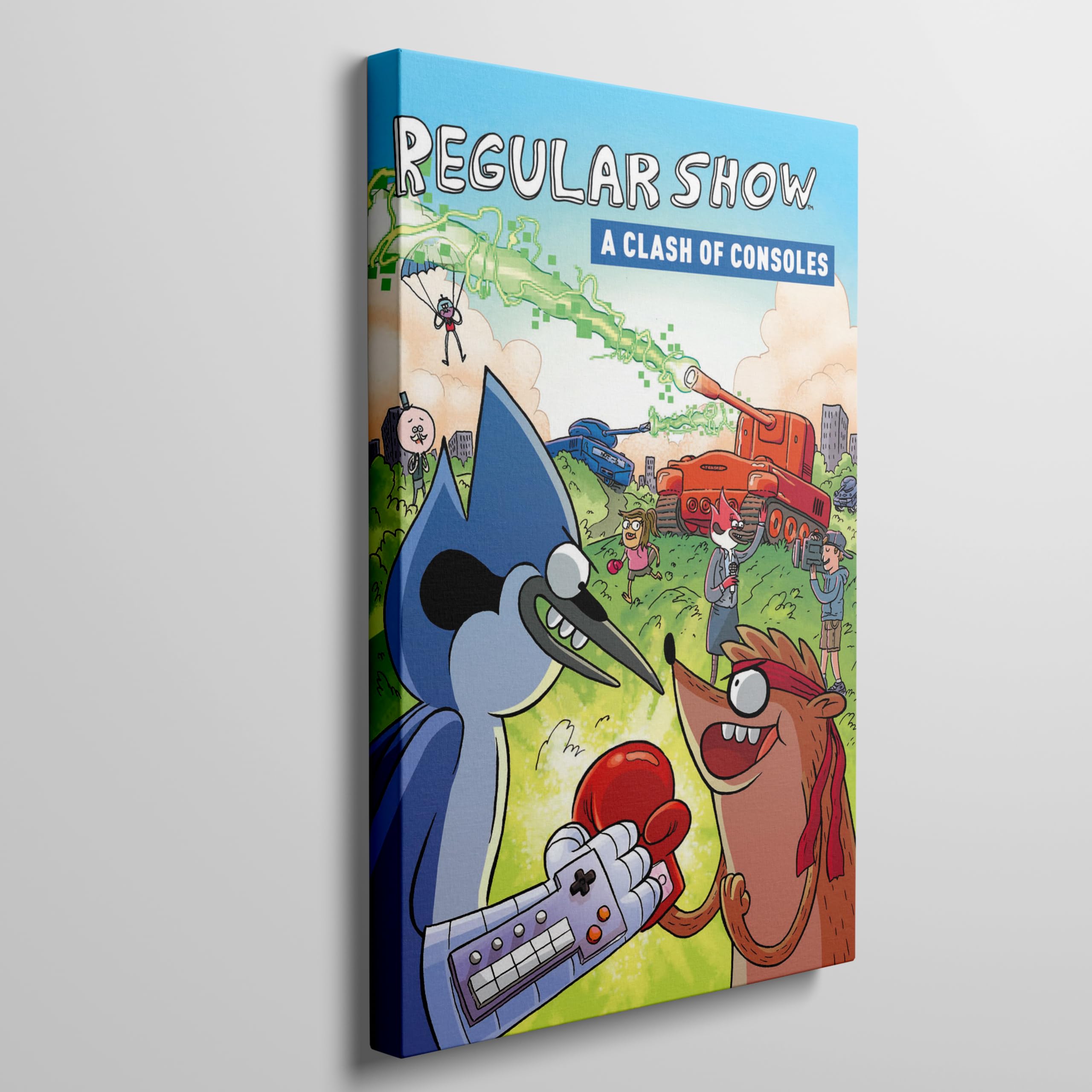 Amazon.com: Regular Show Vintage Poster Canvas Wall Art Posters For ...