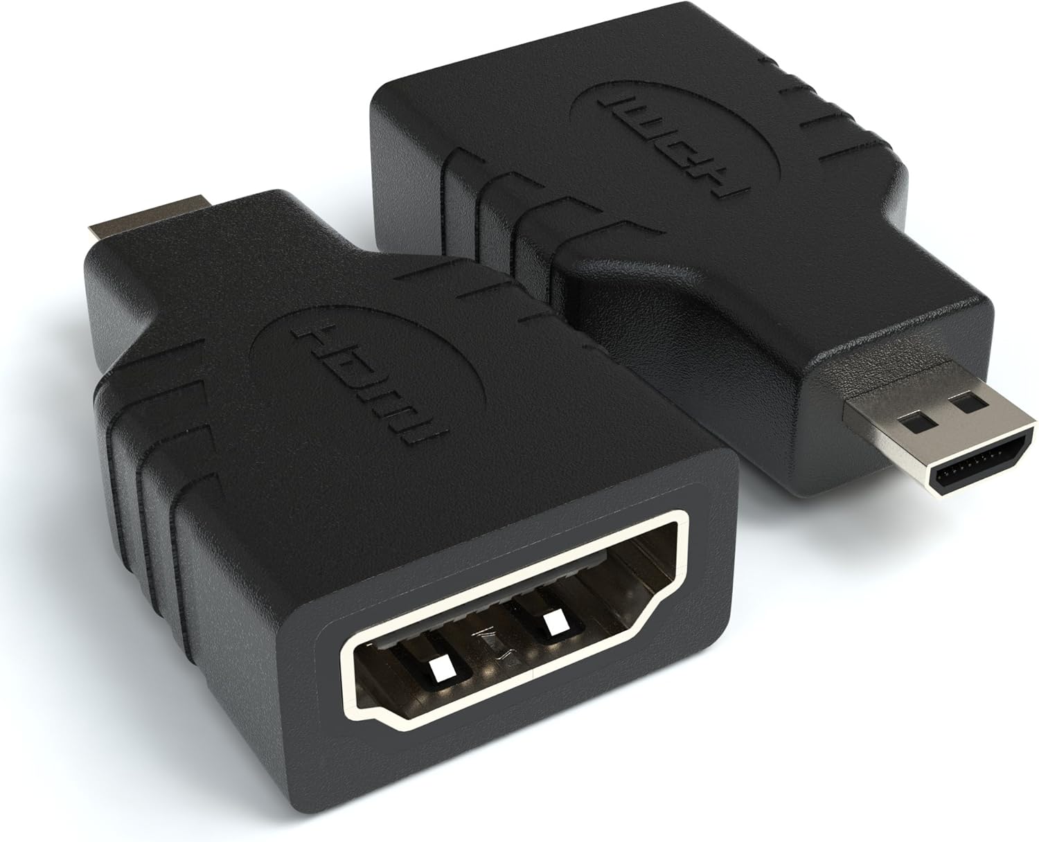 JAMEGA - HDMI auf Micro HDMI Adapter 2er Pack | HDMI Buchse auf Micro ...