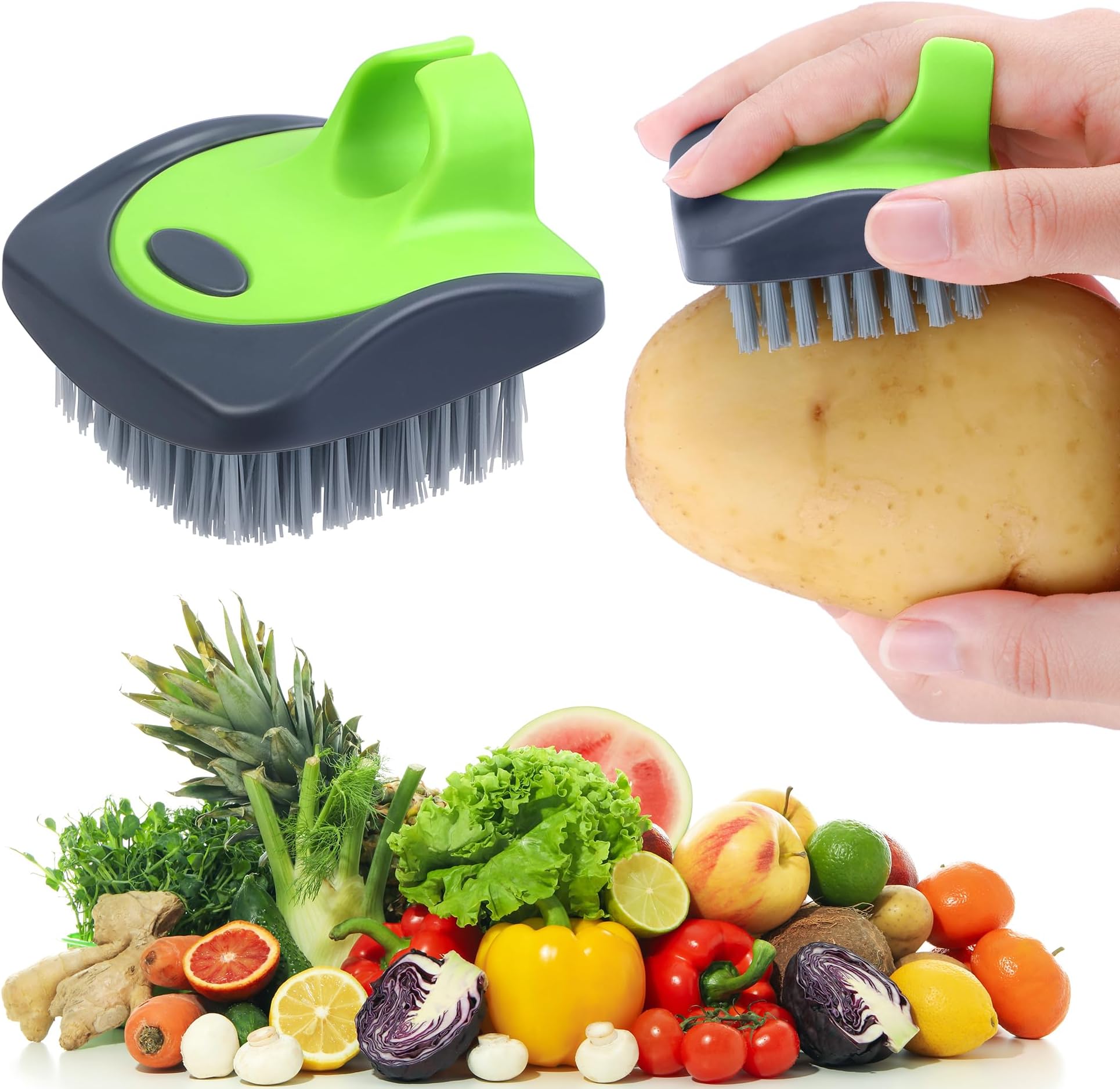 Amazon.com: Openfly Flexible Vegetable Brush Fruit and Vegetable ...