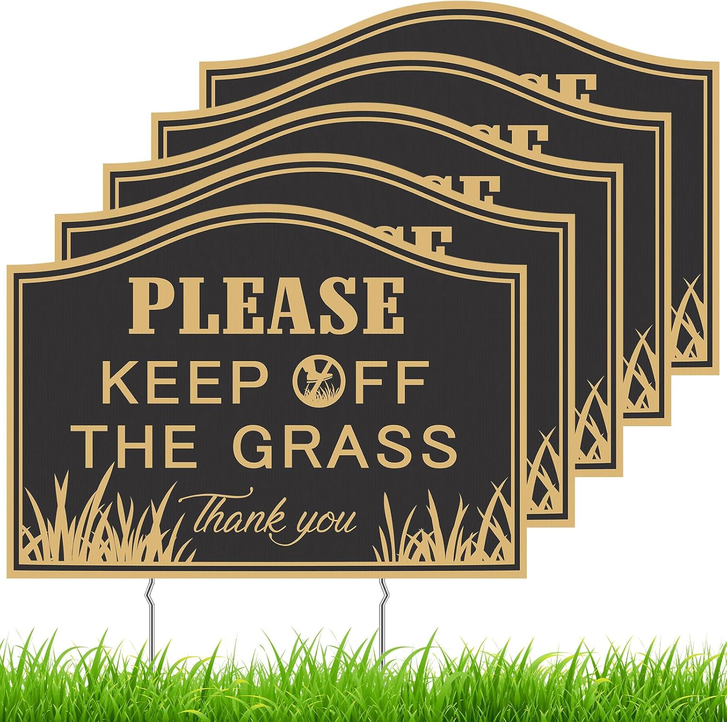 Amazon Leinuosen 5 Pcs Keep Off The Grass Signs With Stakes 14 X amazon-leinuosen-5-pcs-keep-off-the-grass-signs-with-stakes-14-x