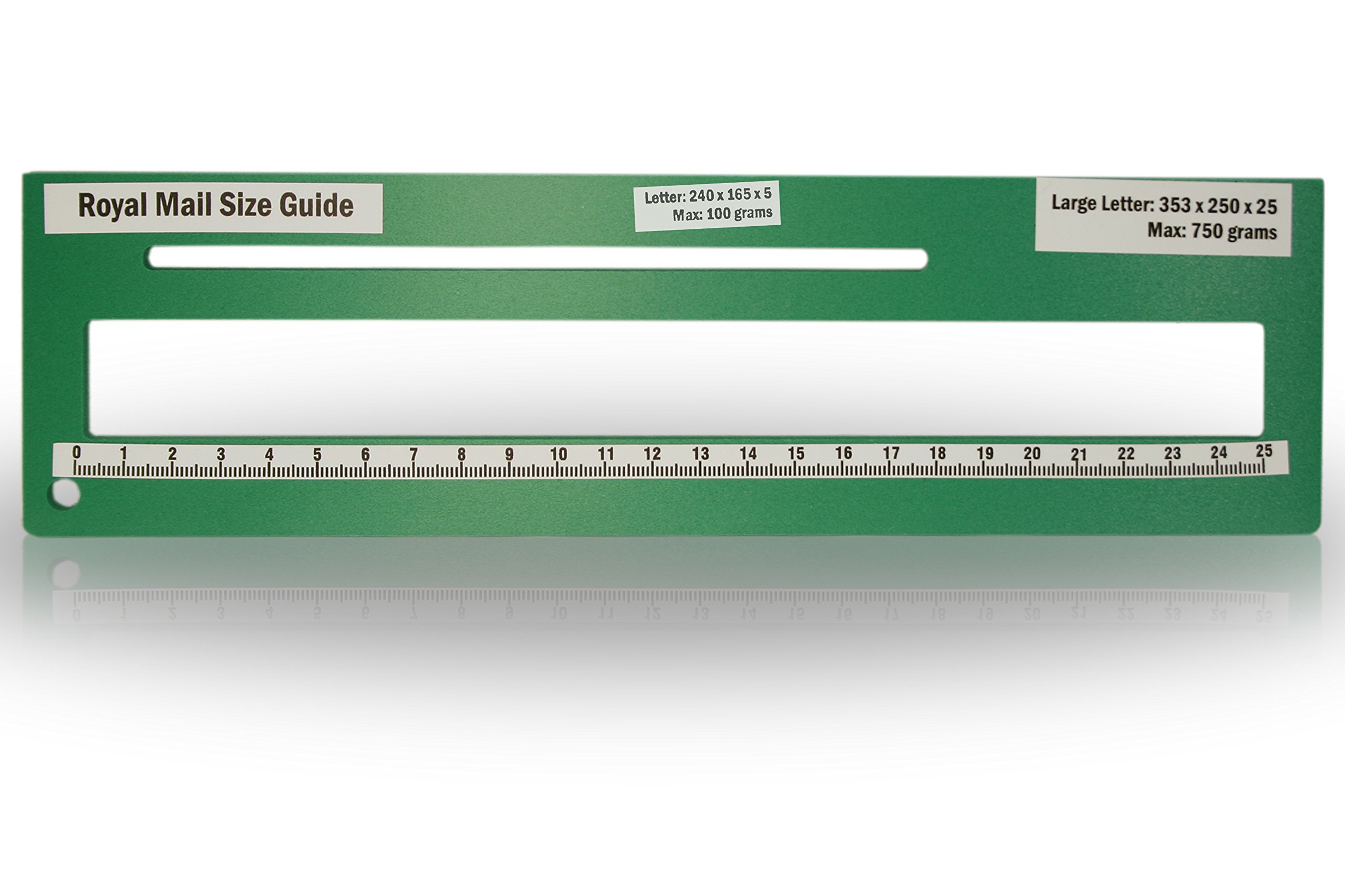 PPI Letter Size Guide Ruler Post Office Postal Price Postage. (Green ...