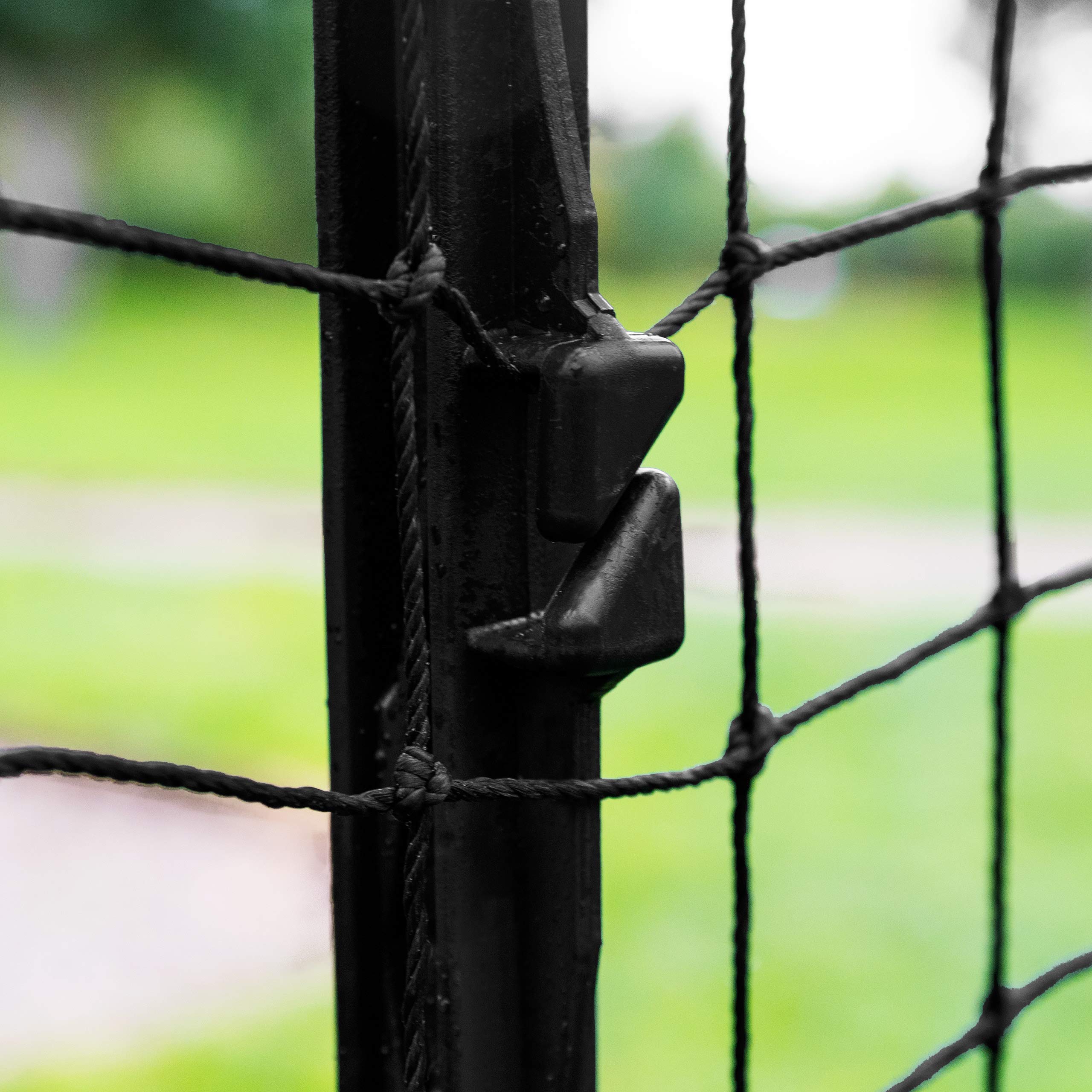 Cricket Ball Stop Net | Backyard Backstop Netting [62ft x 3ft Post and ...