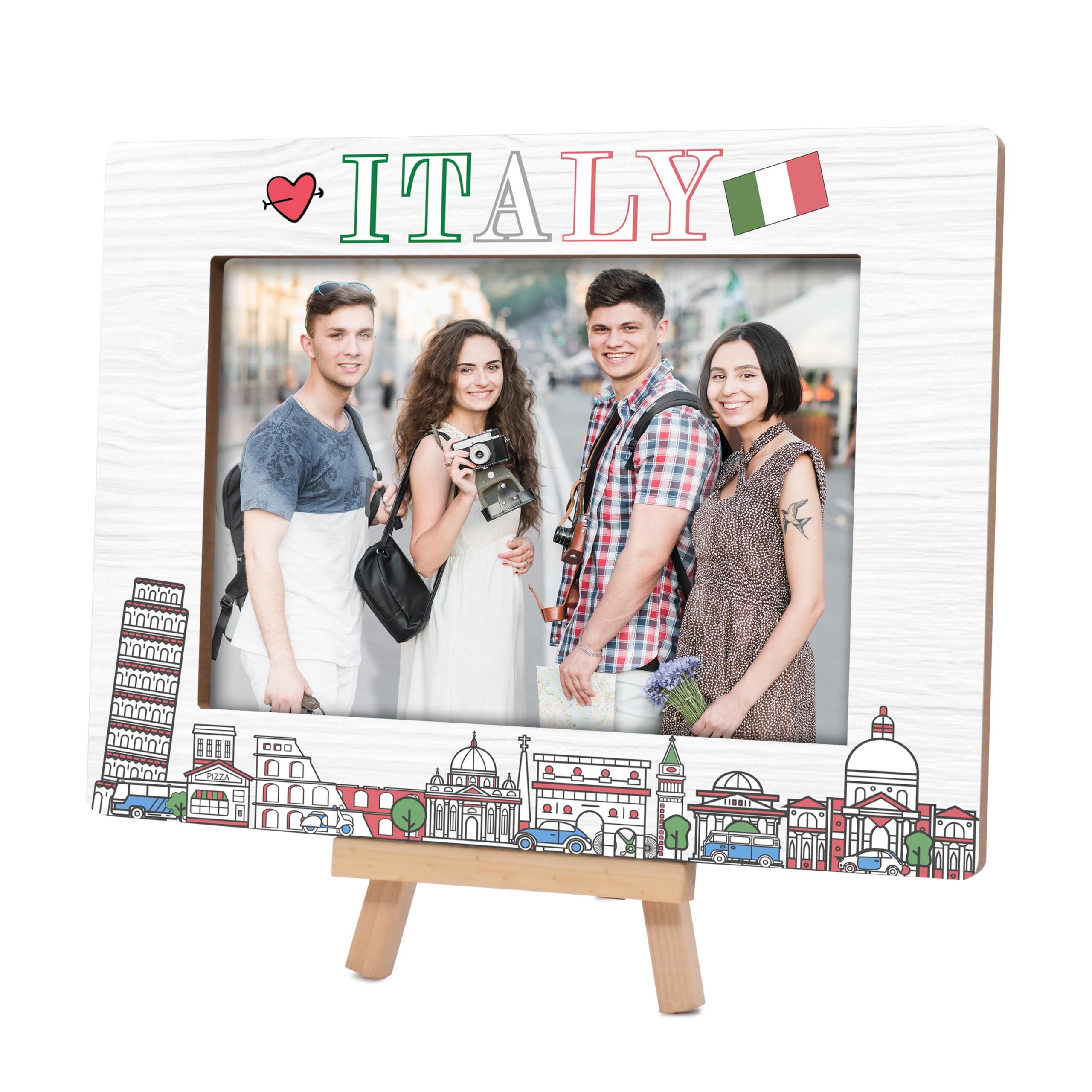 Amazon.com - Cazhes Italy Travel Picture Frames 4x6, Gift for Someone ...