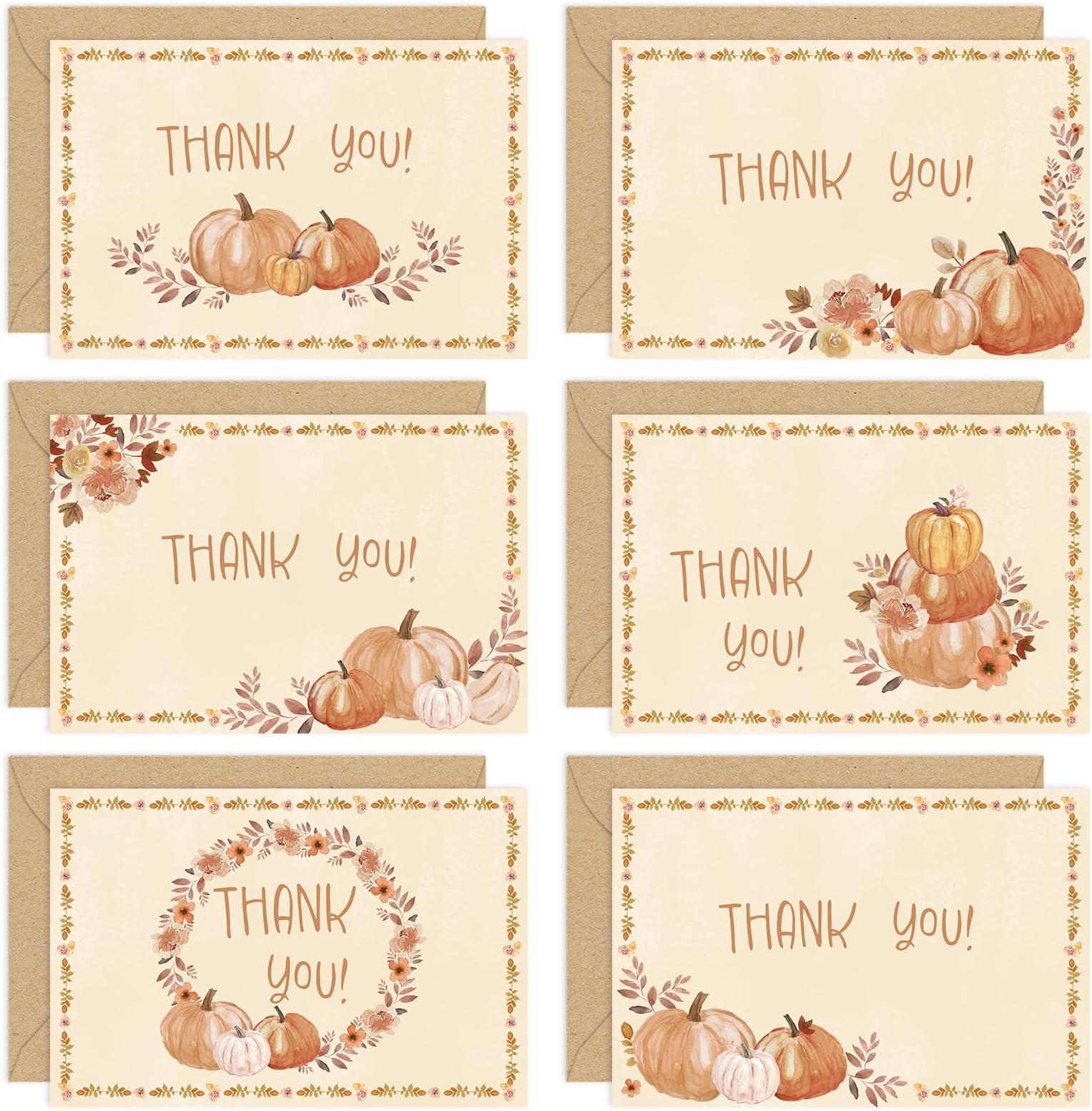 Amazon.com : Yeaqee 200 Pack Blank Cards with Envelopes and Stickers ...