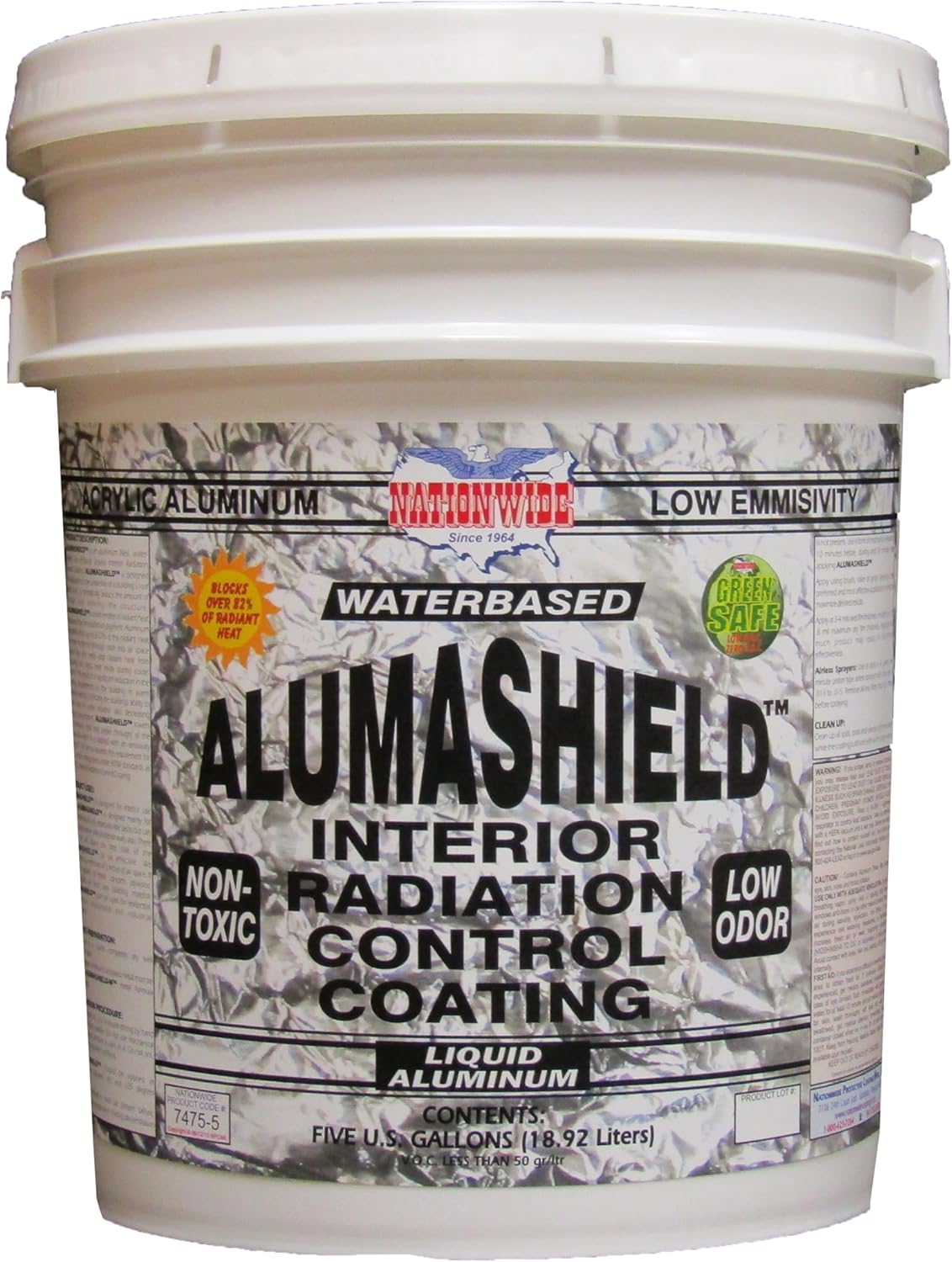 ALUMASHIELD™ Radiant Barrier Paint 5 Gallon - Amazon.com