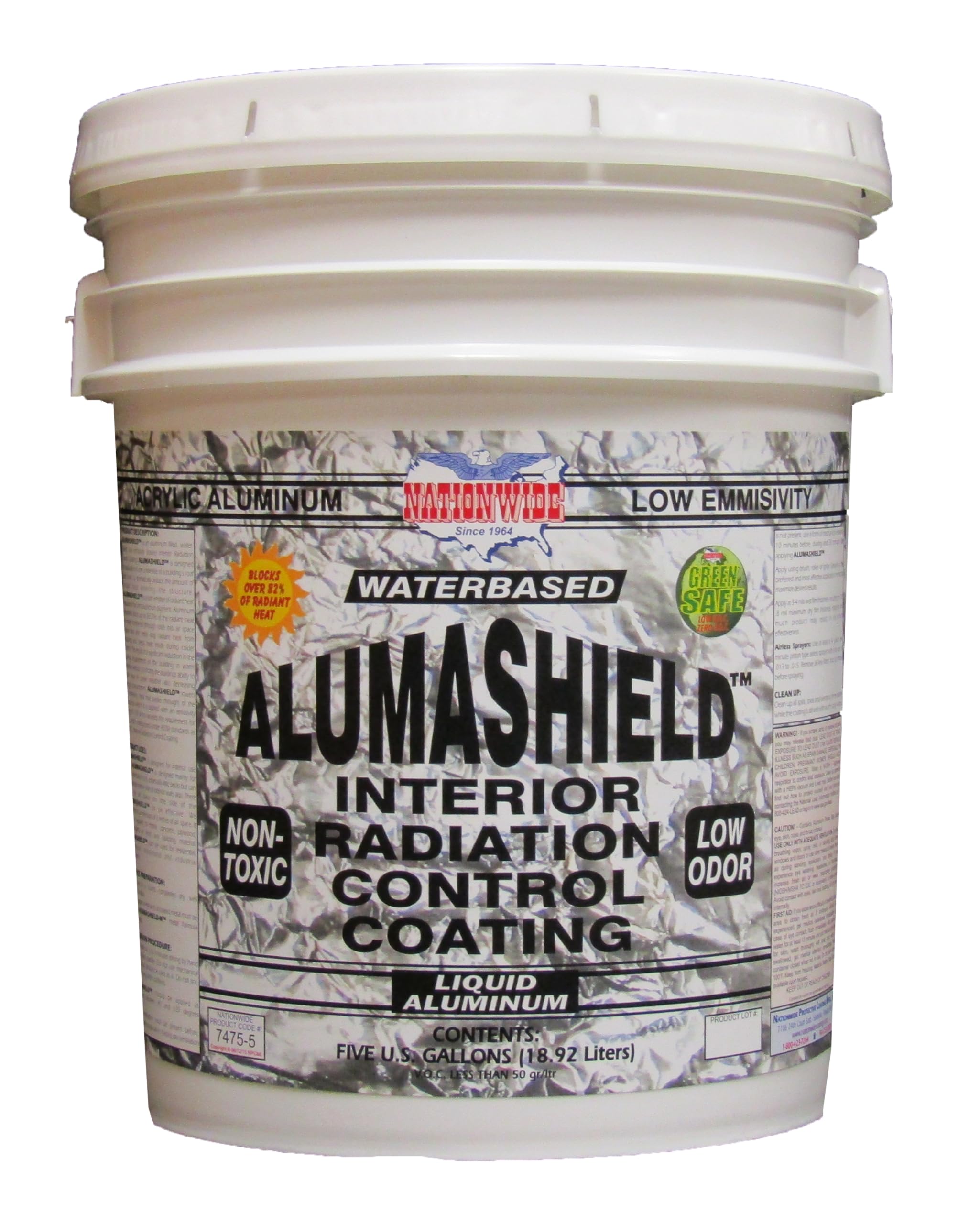 ALUMASHIELD™ Radiant Barrier Paint 5 Gallon - Amazon.com