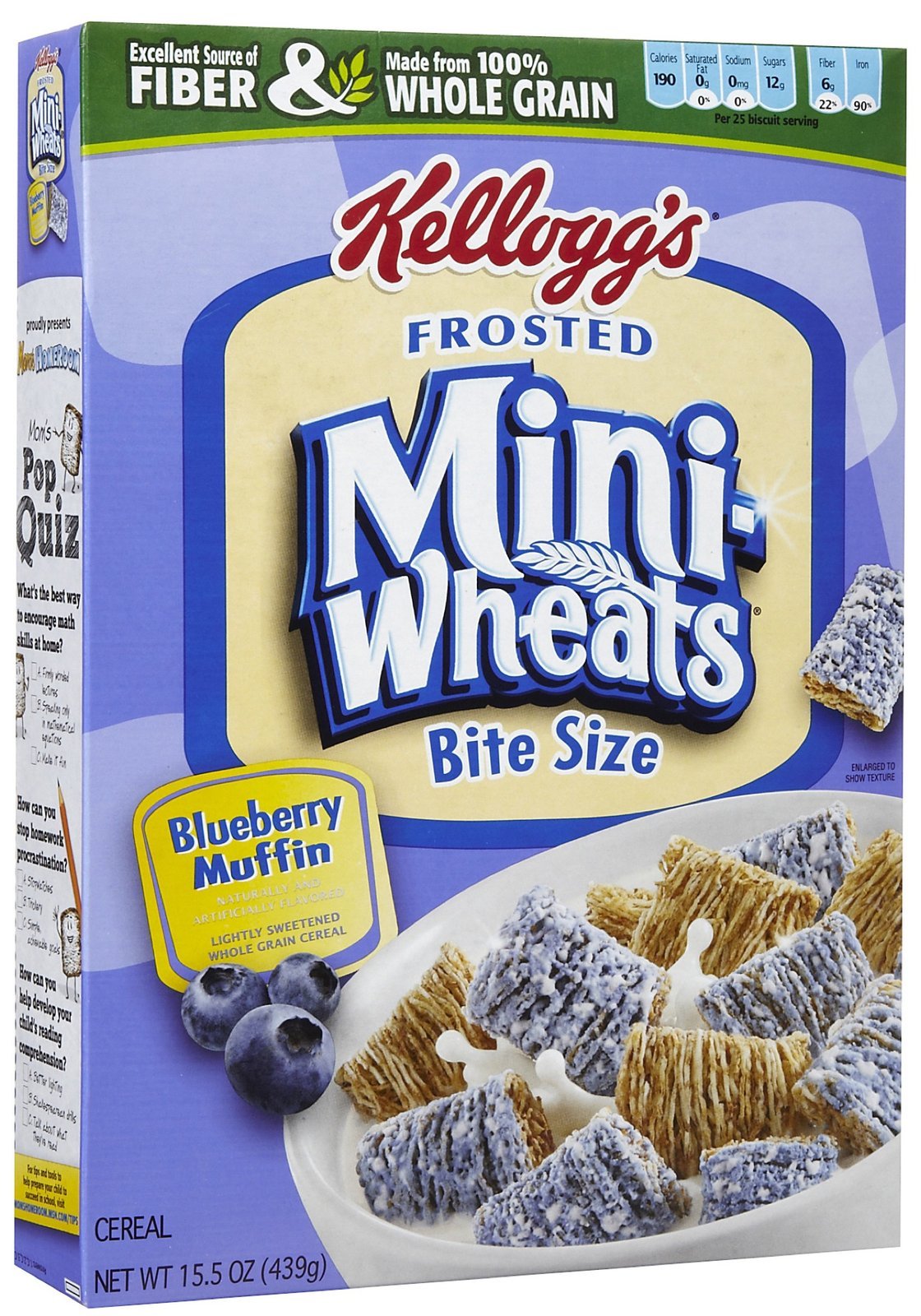 Snapklik.com : Kelloggs Frosted Mini Wheats Blueberry Muffin