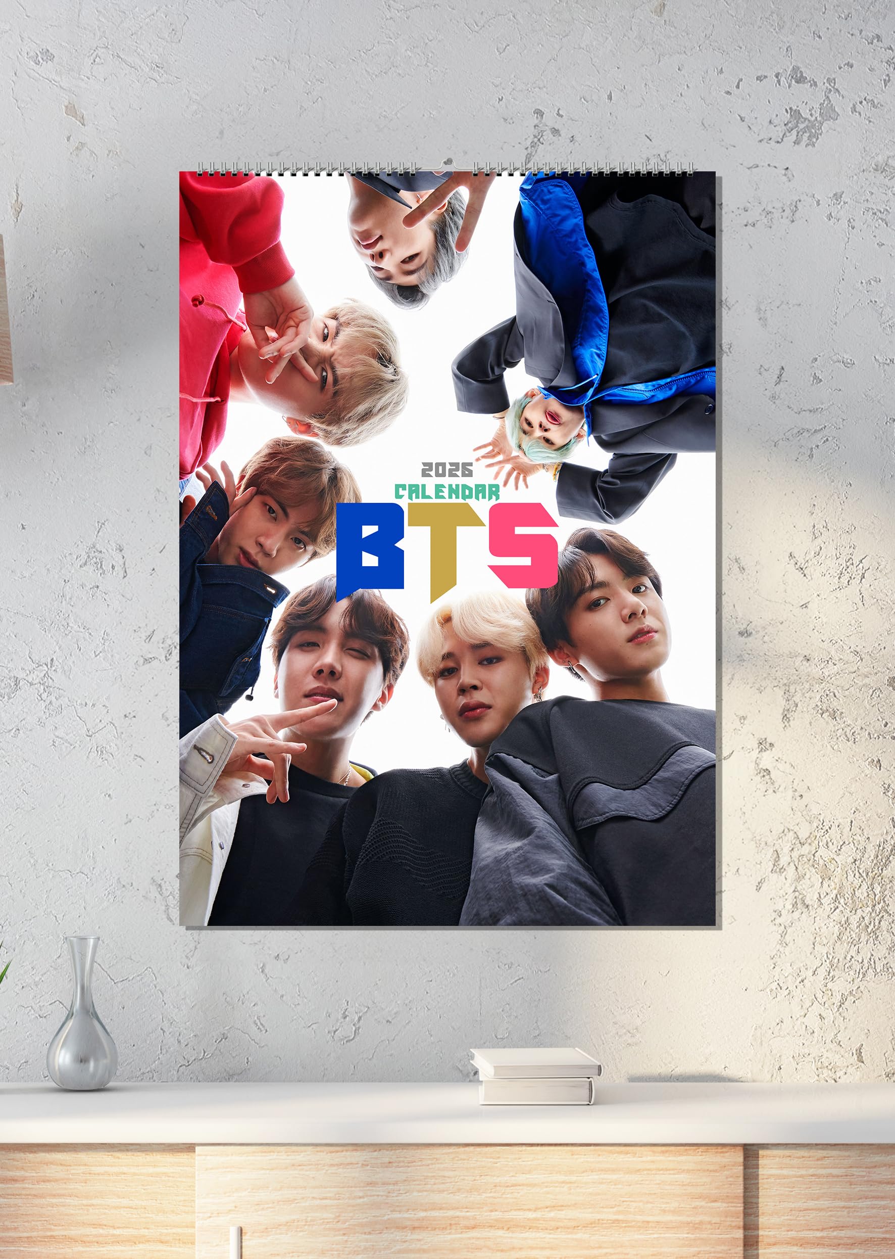BTS 2025 – A3 Size Wirobound Calendar – BigaMart