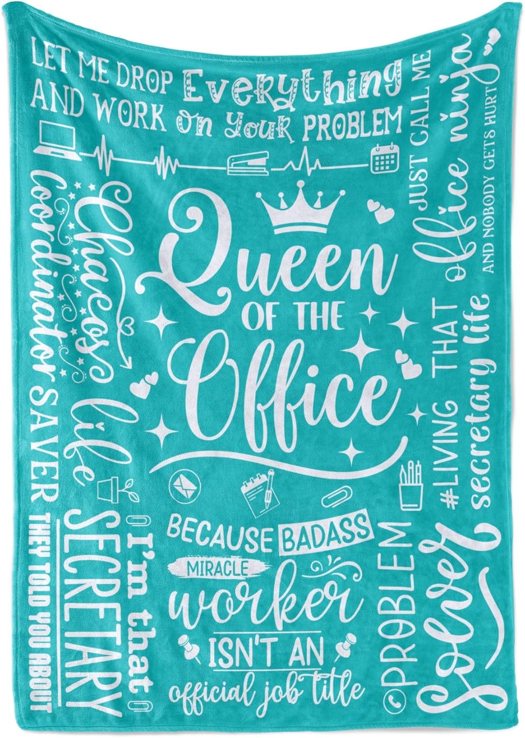 Amazon.com: Secretary Gifts for Woman, Throw Blanket for Secretaries ...