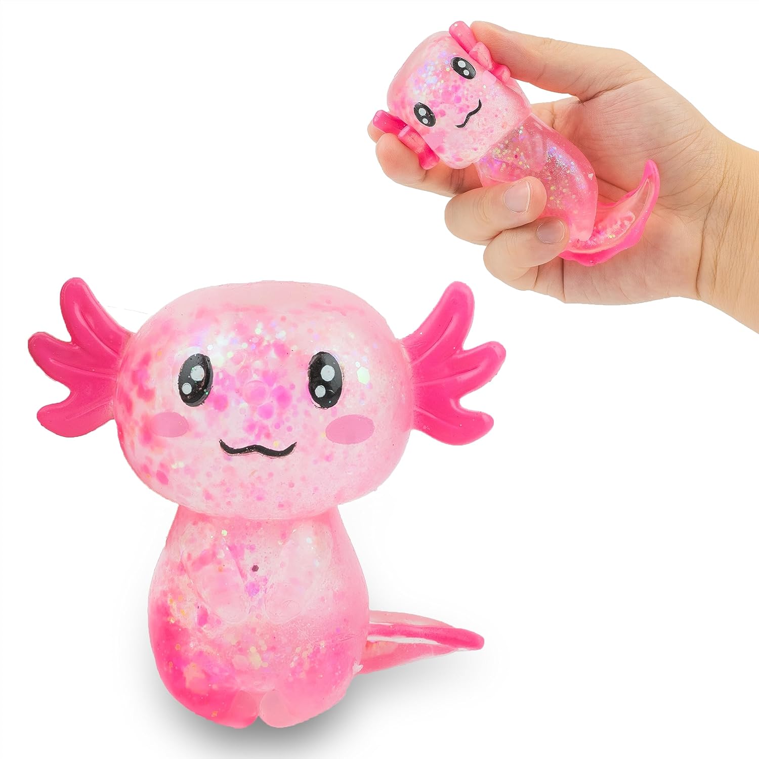 Amazon.com: Squishy Stress Glitter Blobfish Toy for Kids Adults, Sugar ...