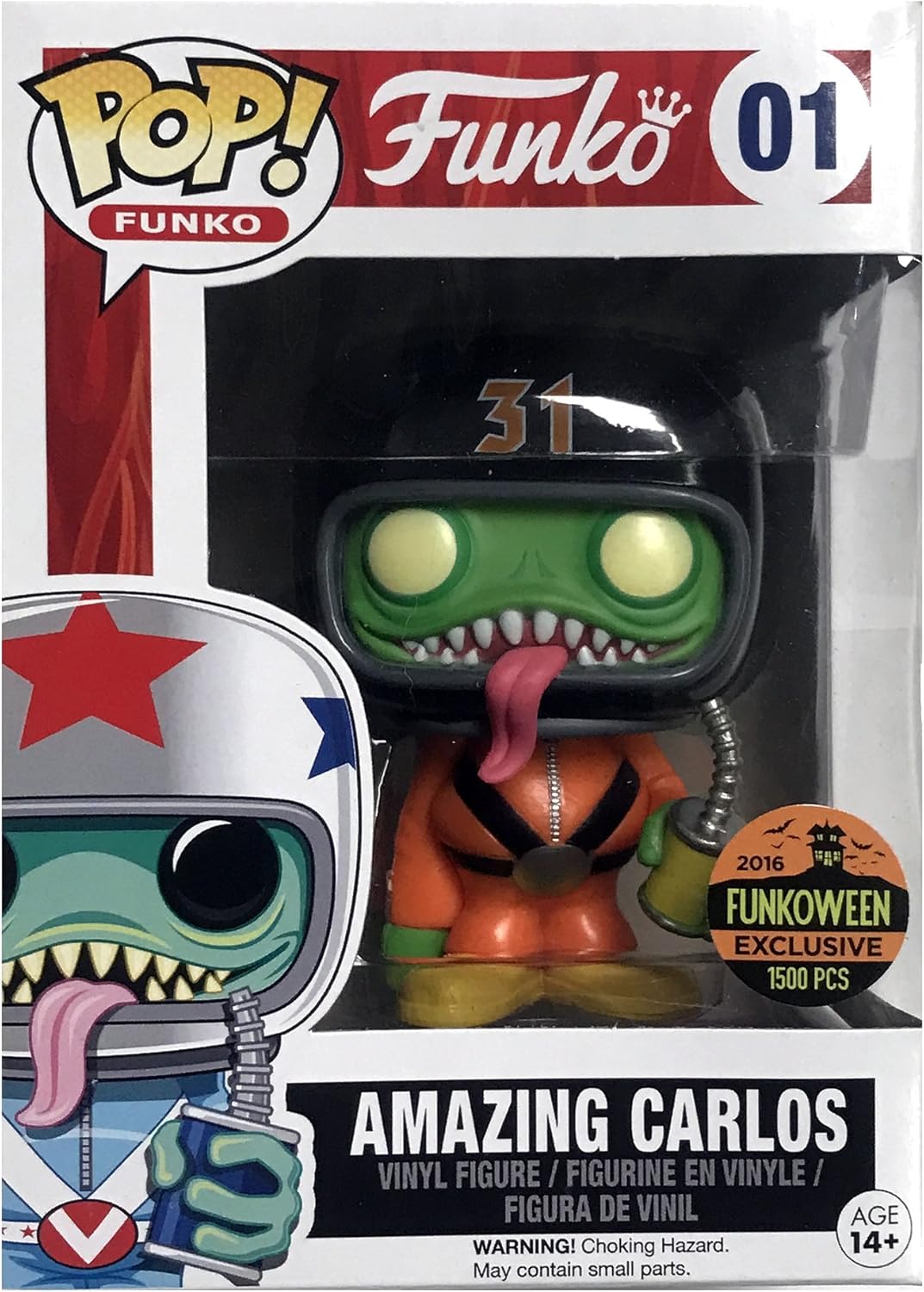 Amazon.com: Funko 2016 Funkoween Frightnight Exclusive Pop! Spastik ...