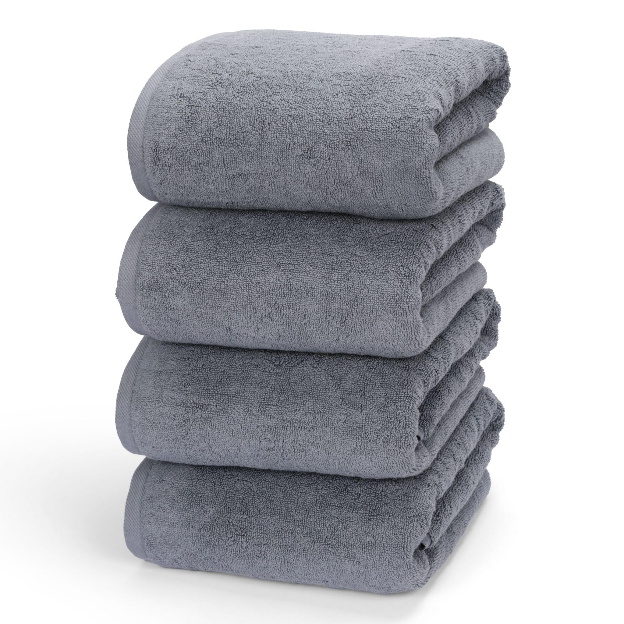 Amazon.com: Soleil Fine Goods, 4 Piece Bathroom Towel Set, 800GSM Thick ...