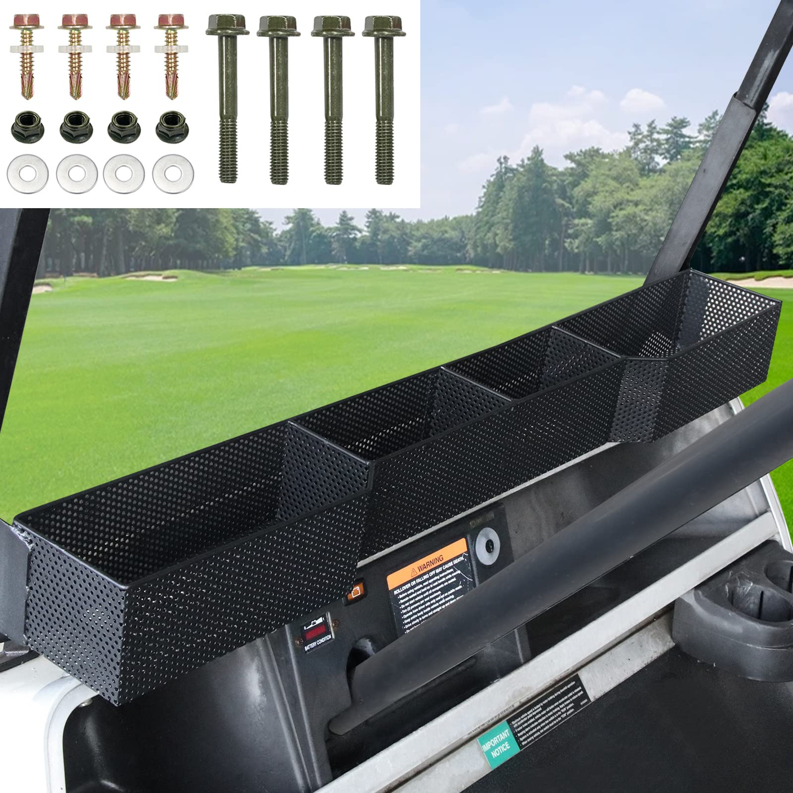 Snapklik.com : OXTOUF Golf Cart Front Inner Storage Basket For Club Car ...