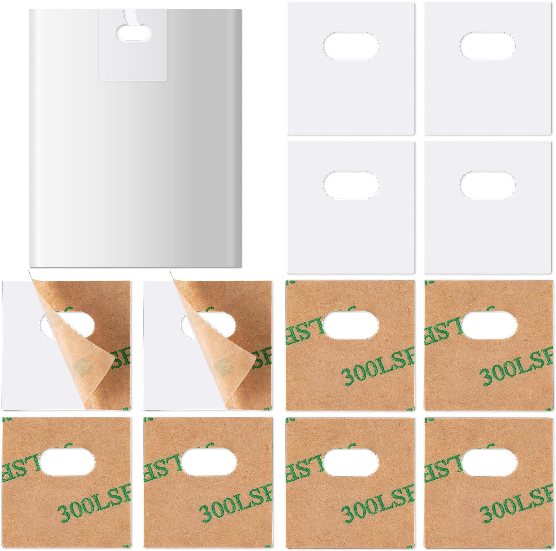 Amazon.com: 25 Pieces of double-sided Clear Vertical Blind Repair Tabs ...