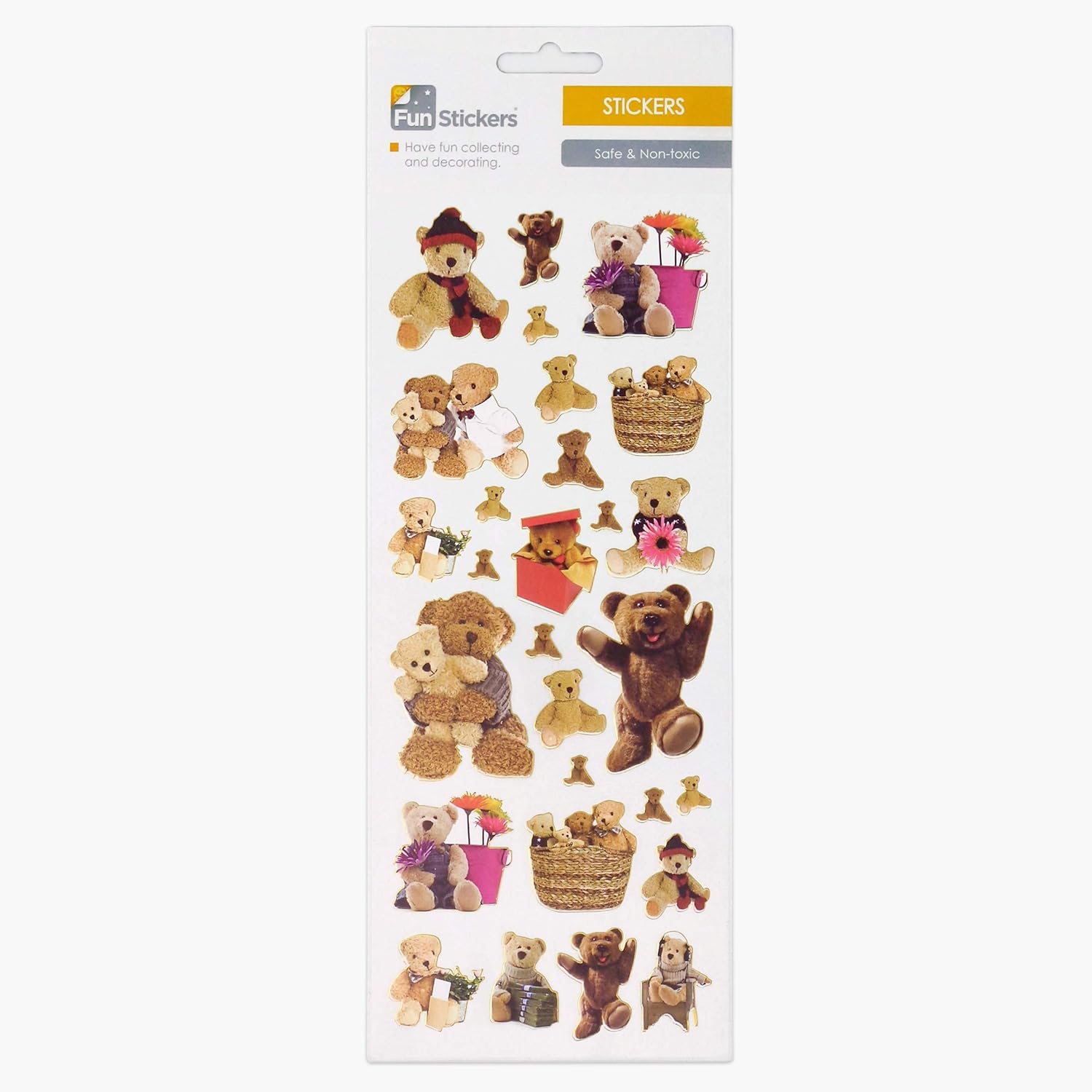 Teddy Stickers for Children, Kids, Toddlers, Adults - Scrapbook Craft ...