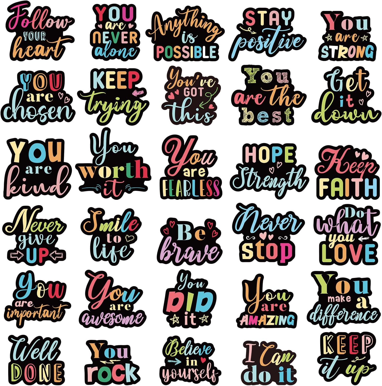 Amazon.com: Copkim 20 Pcs Mental Health Magnets Motivational Daily ...