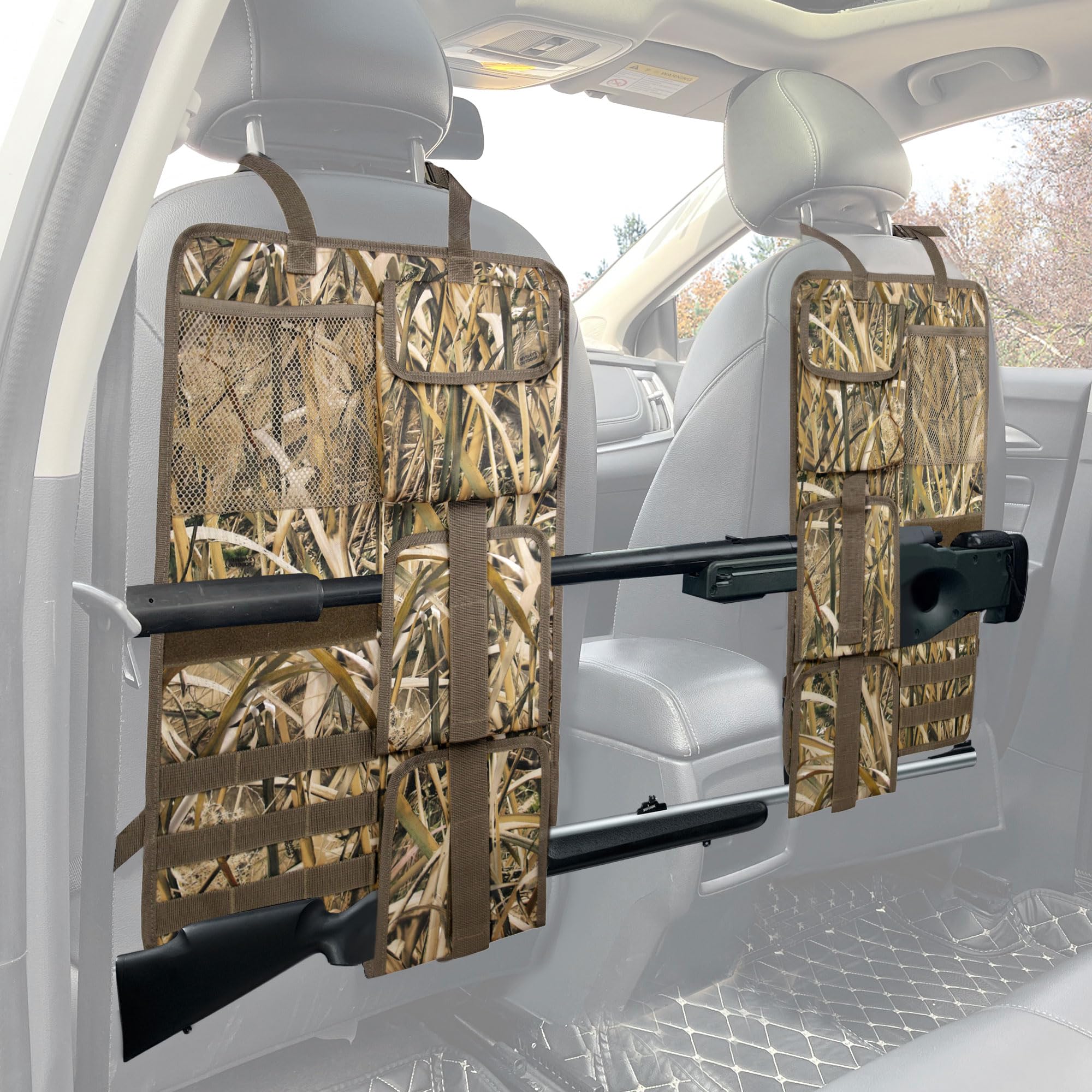 Snapklik.com : MYDAYS 2 Pack Tactical Seat Back Gun Rack, Camo Front ...