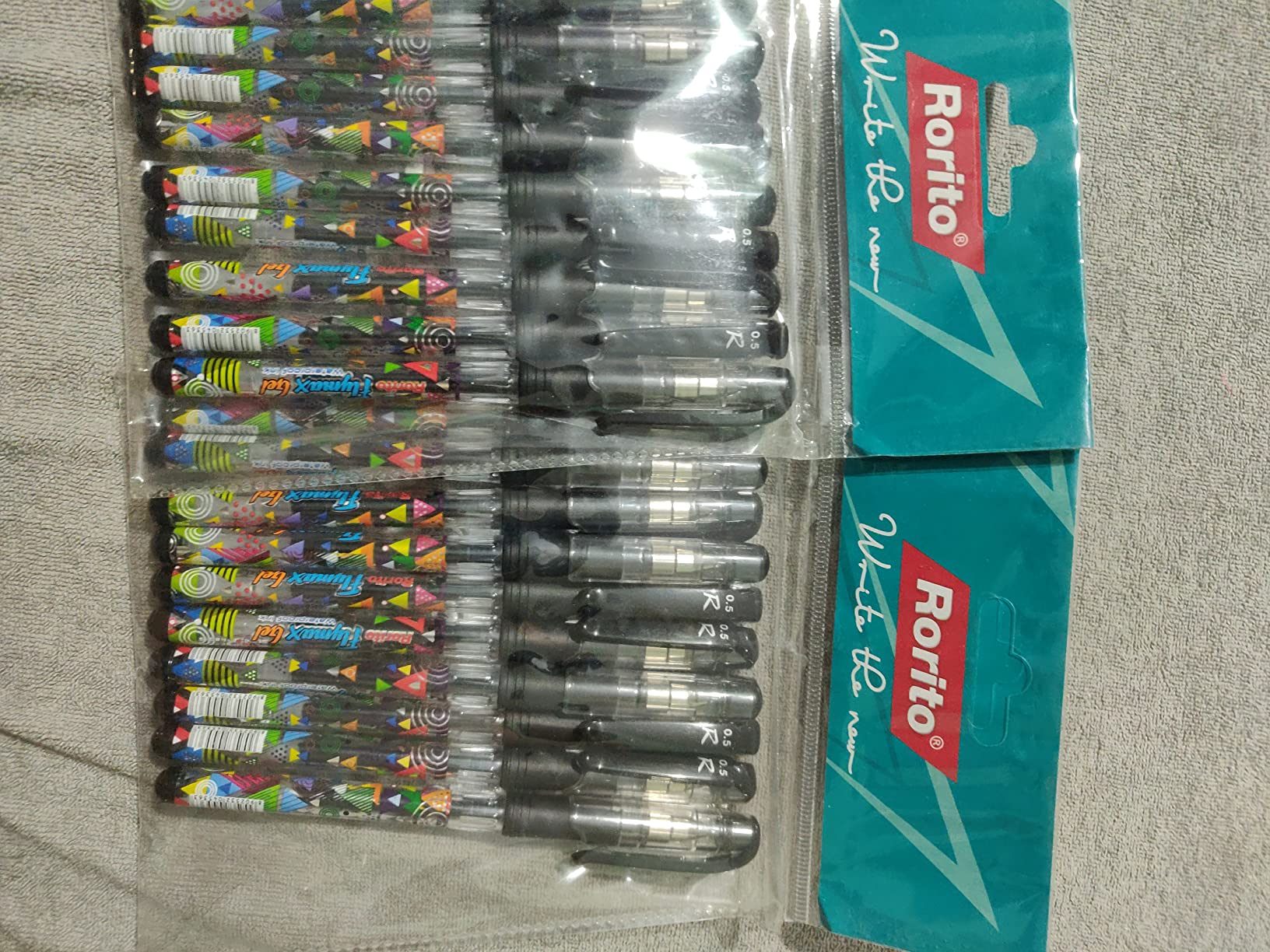 Rorito Flymax Gel II Black Pen 20 : Amazon.in: Office Products