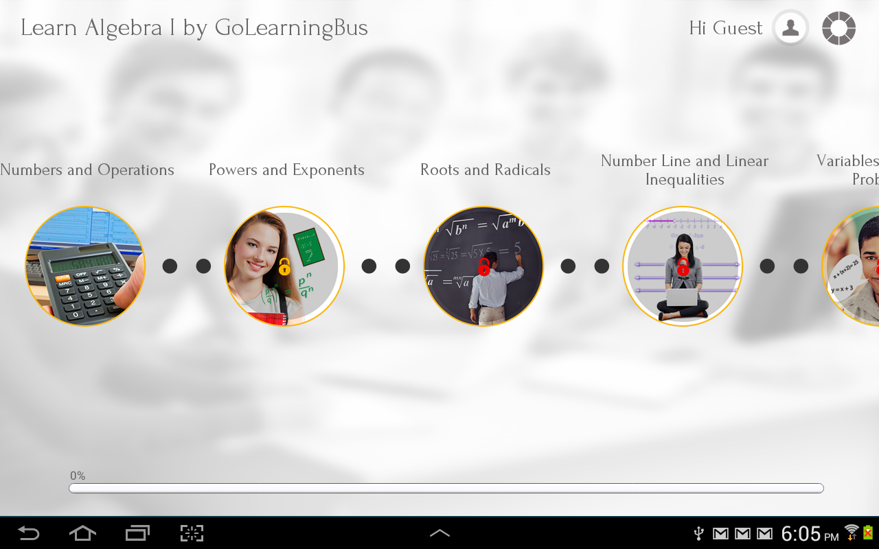 Learn Algebra I by GoLearningBus - App on Amazon Appstore