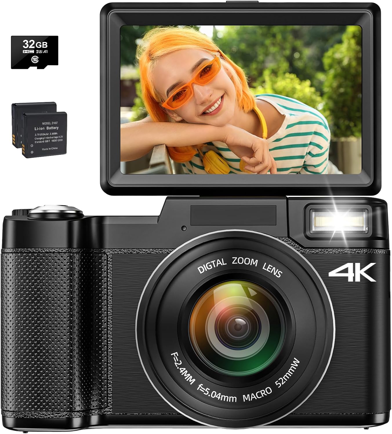 Amazon.com : 4K Digital Camera for Photography, Autofocus 48MP Vlogging ...