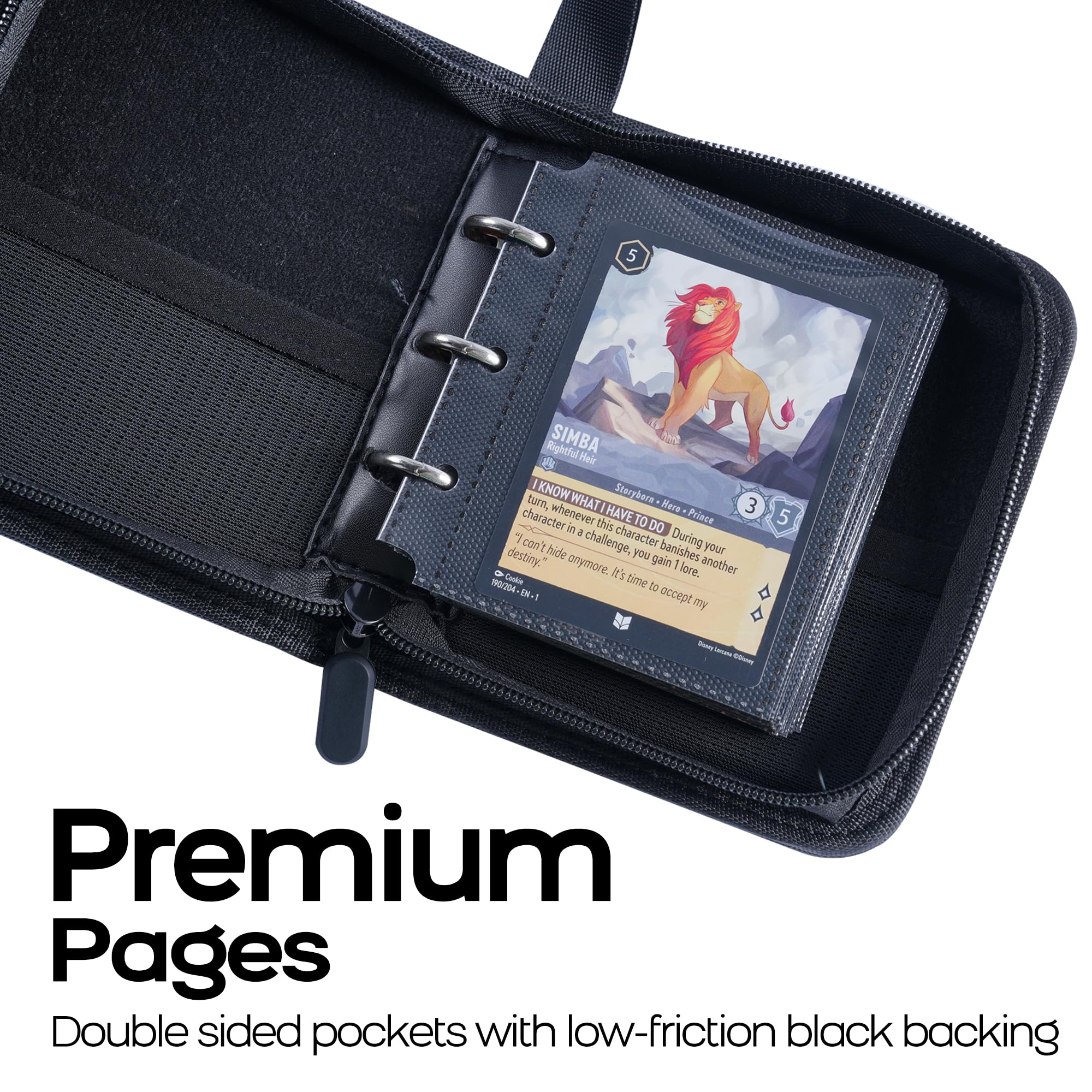 Snapklik.com : Mini Card Binder For Lorcana Cards, Holds 90 Cards ...