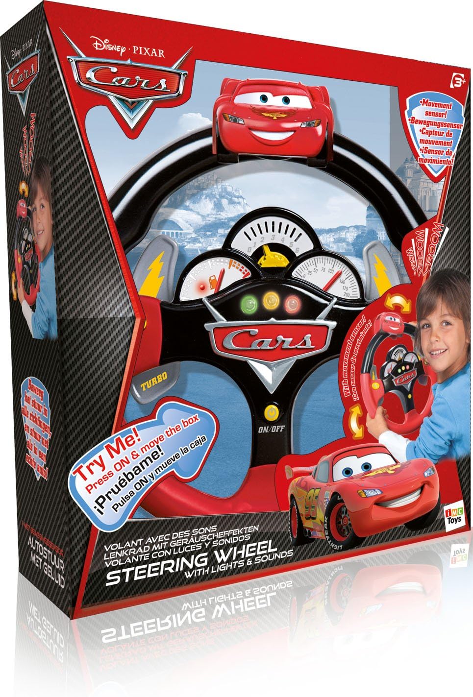 IMC TOYS 250147 Cars 2 - Volante con luz y Sonido : Amazon.es: Juguetes ...
