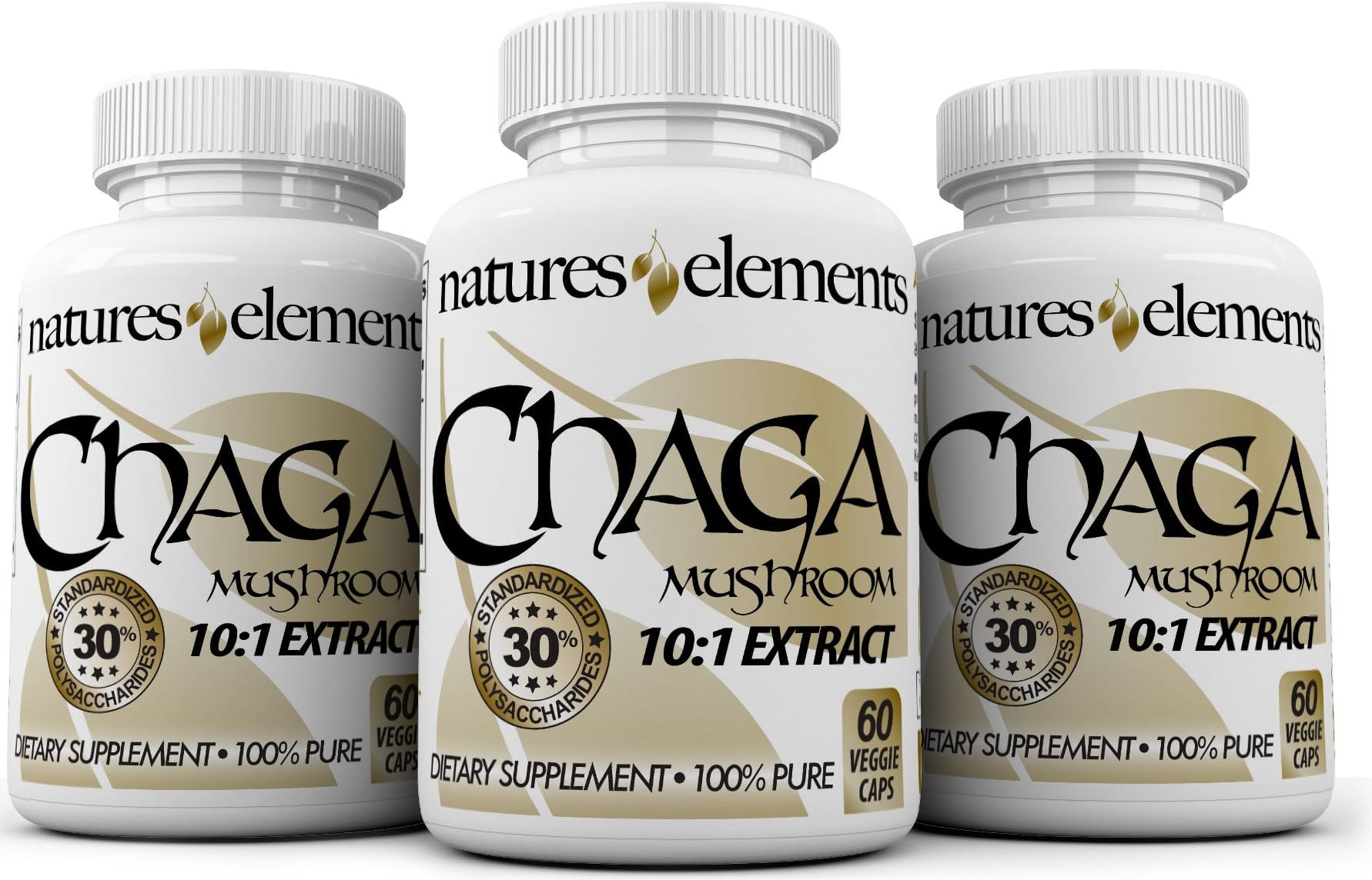 Amazon.com: Earthborn Elements Chaga Mushroom Extract 200 Capsules ...