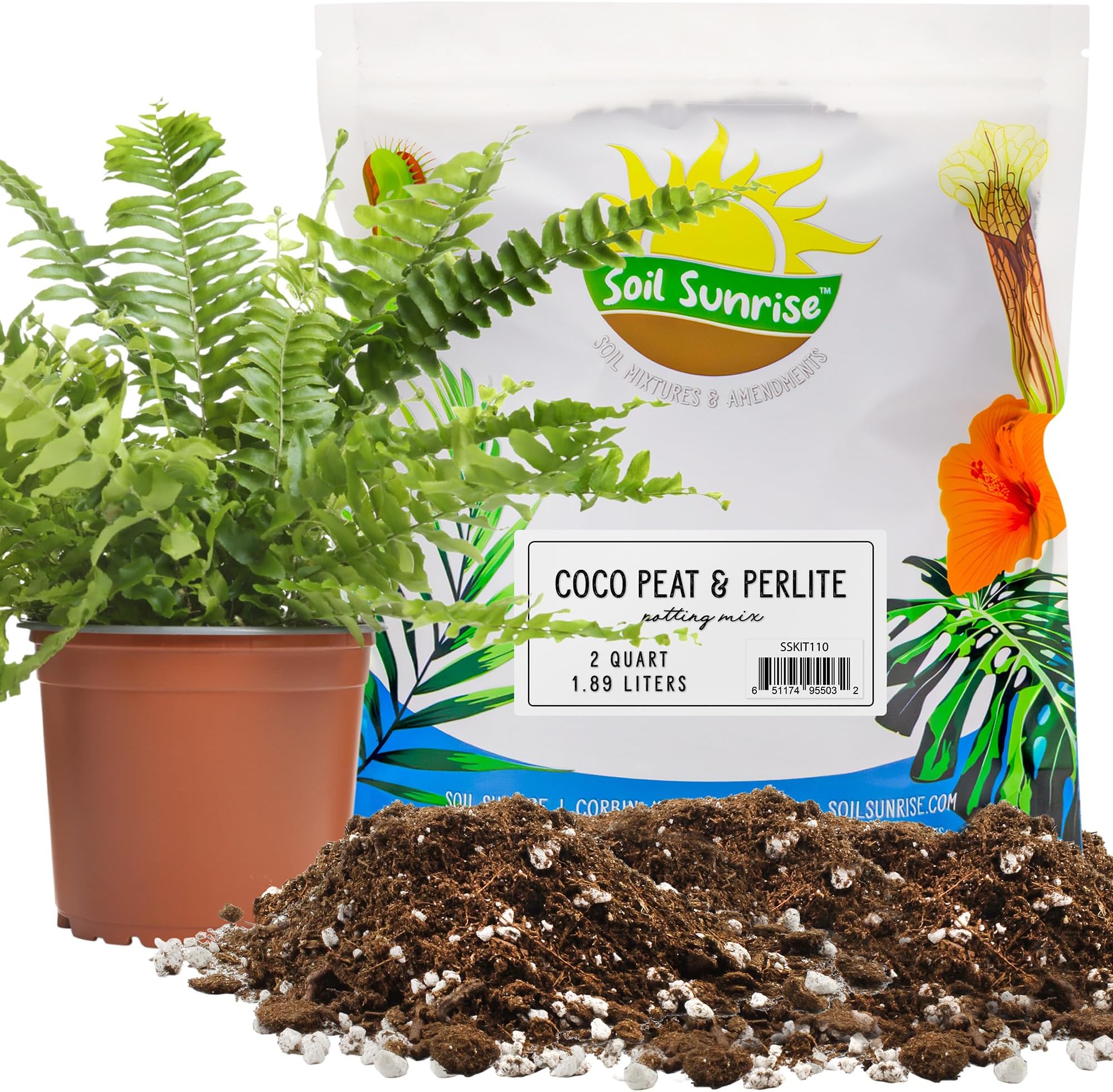 Amazon.com : Aroid Plant Potting Soil Mix (8 Quarts), for Pothos Devil ...