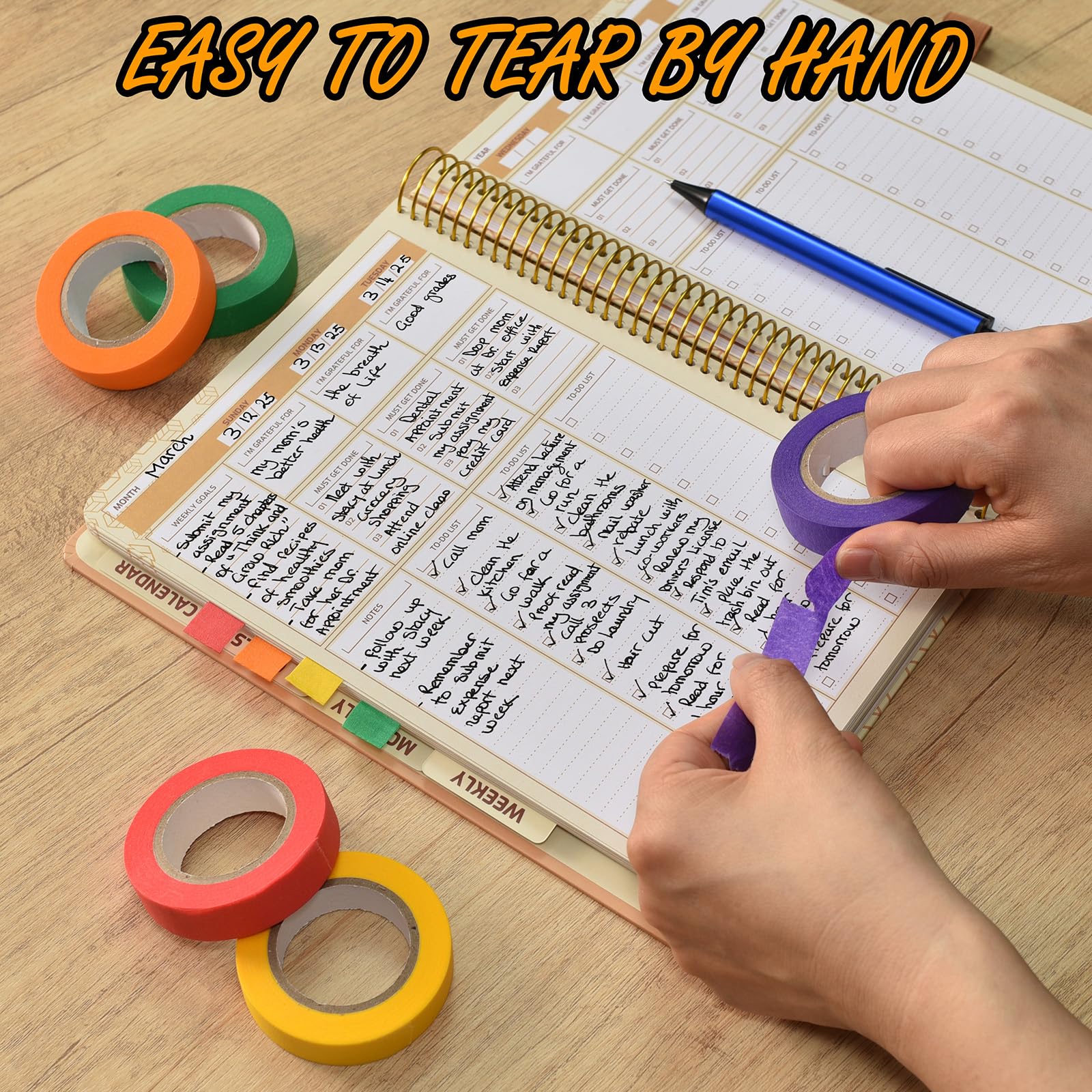 Snapklik.com : DOAY Colored Masking Tape 1/2" X 15 Yard