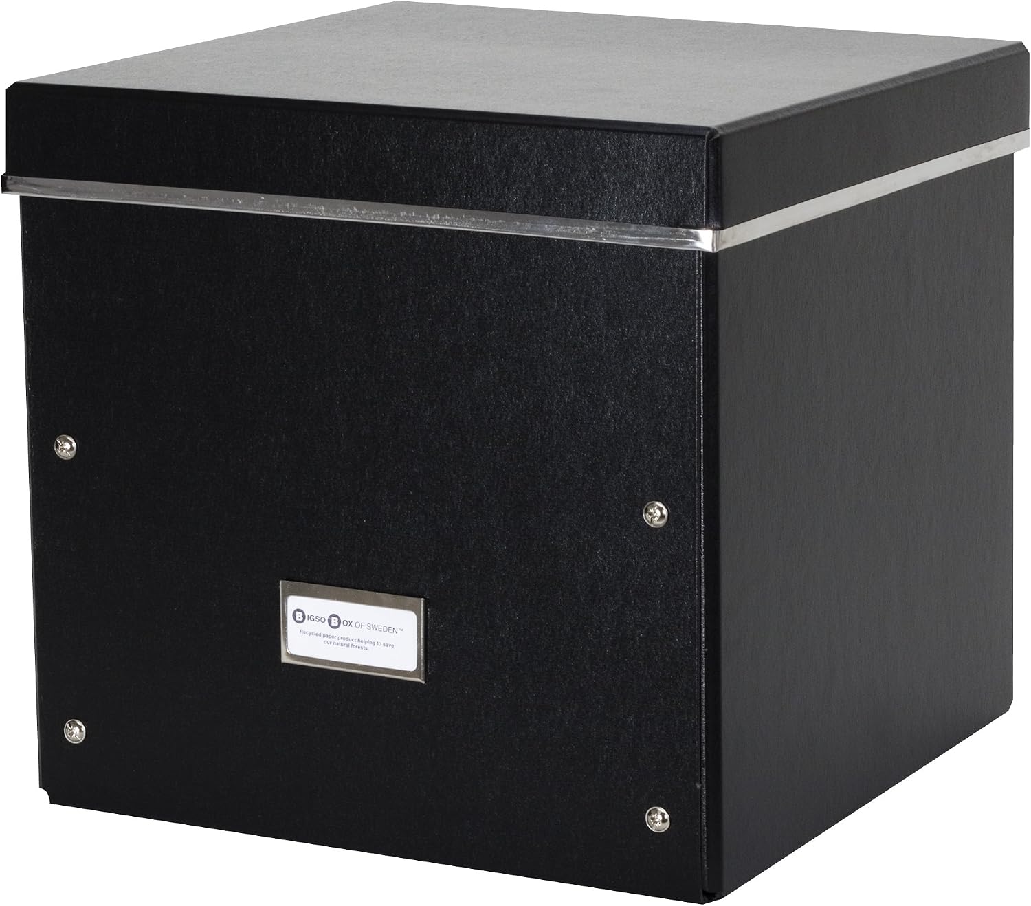 Amazon.com: Bigso Frank Square Storage Box, Black : Home & Kitchen