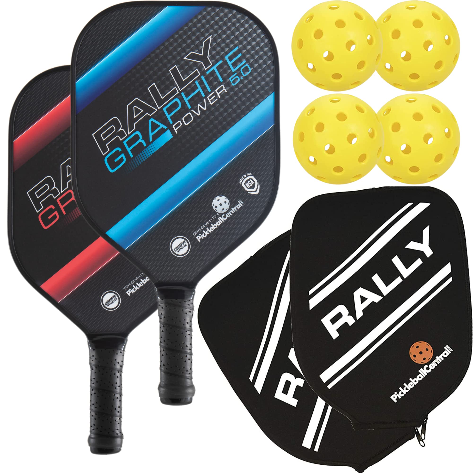 Snapklik.com : Pickleball Paddle - Rally Graphite Power 5.0 Honeycomb ...