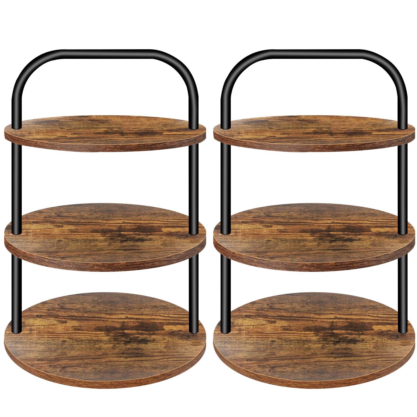 Amazon.com: Cupcake Stand, Wooden Cupcake Stand for 100 Cupcakes 3 Tier ...