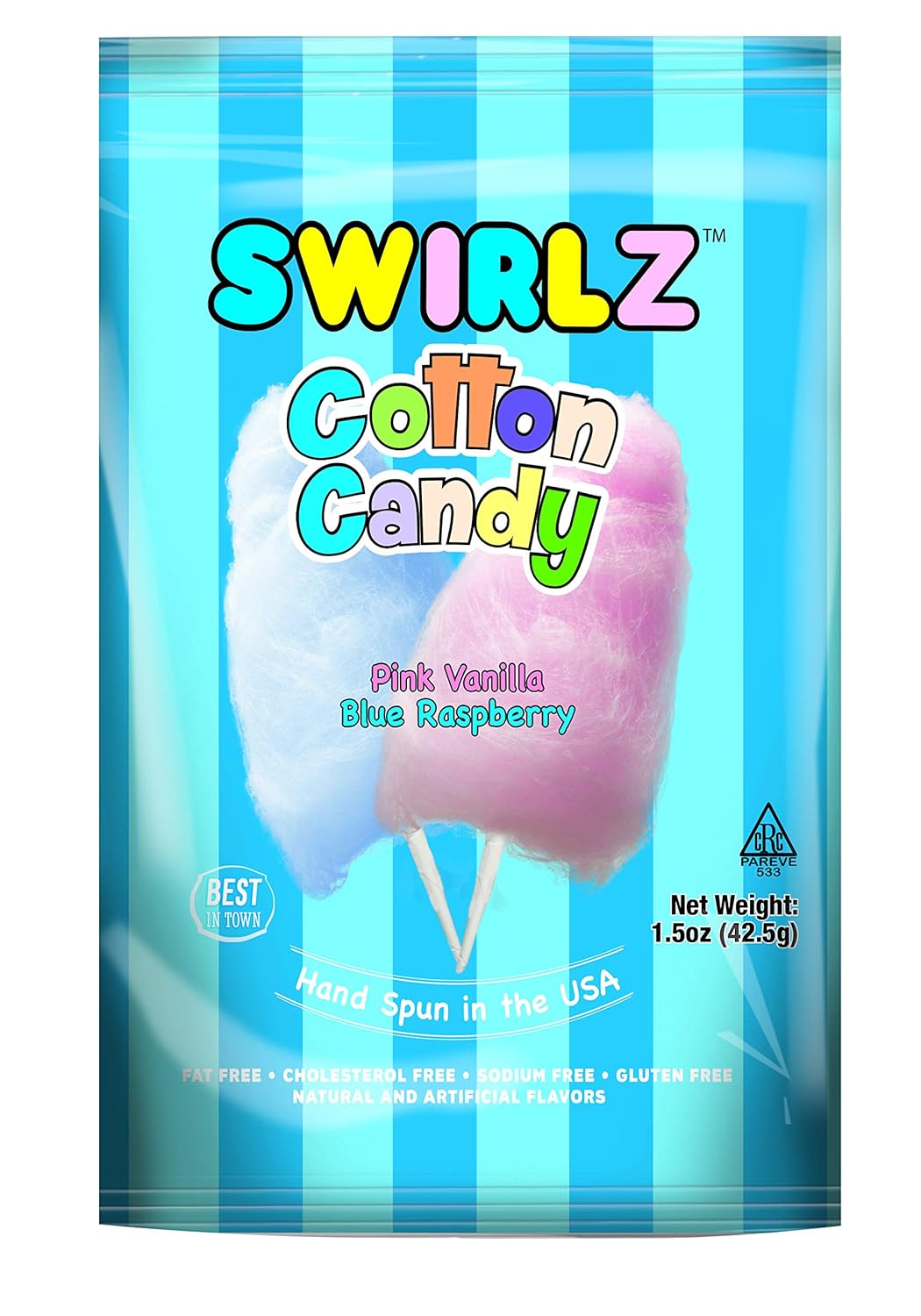 Amazon.com : Taste of Nature Swirlz Cotton Candy, 1.5 Ounce (Pack Of 12 ...