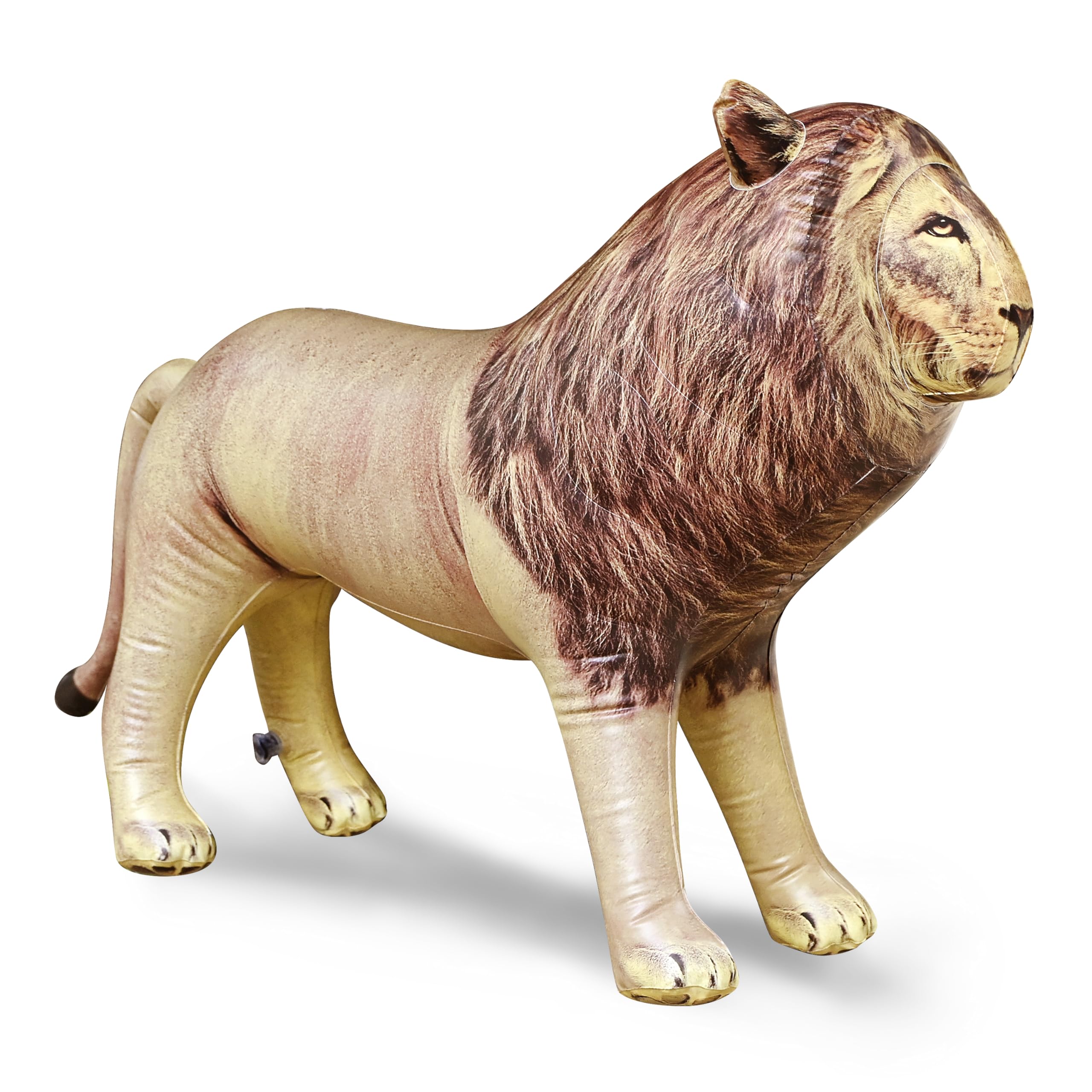Amazon.com: Jet Creations 36” Long Inflatable Male Lion Toy, Desert Tan ...