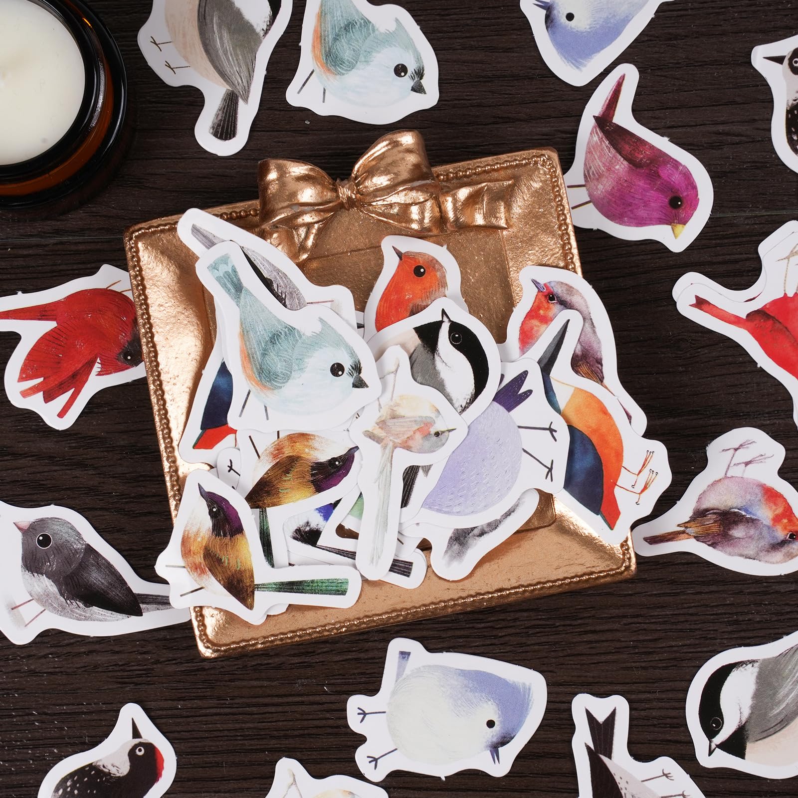 Wind Resistant Workwear 46-Piece Bird Sticker Set - 23 Patterns For ...