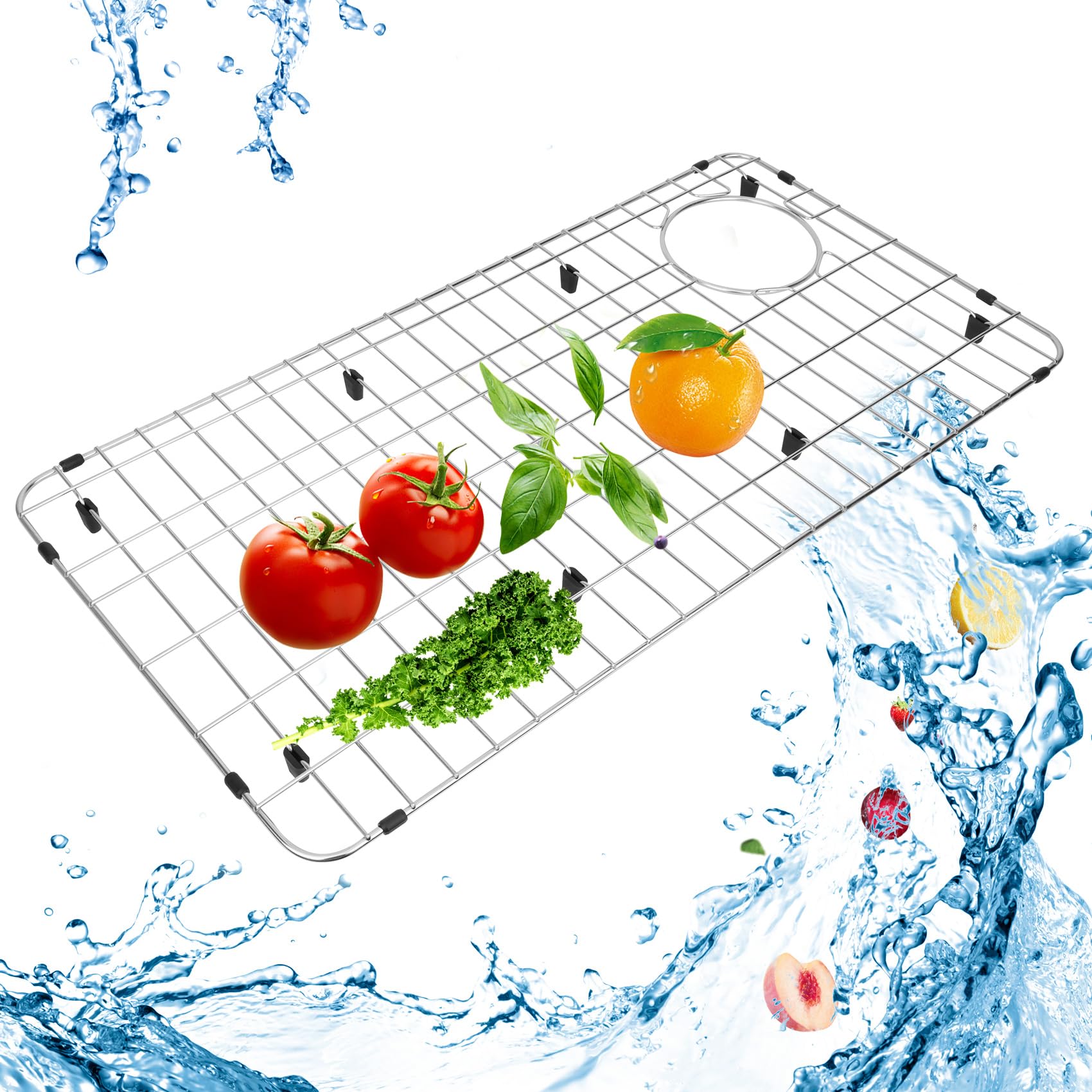 CTXBG2814 304 Stainless Steel Bottom Grid - Sink Protector Rack for ...