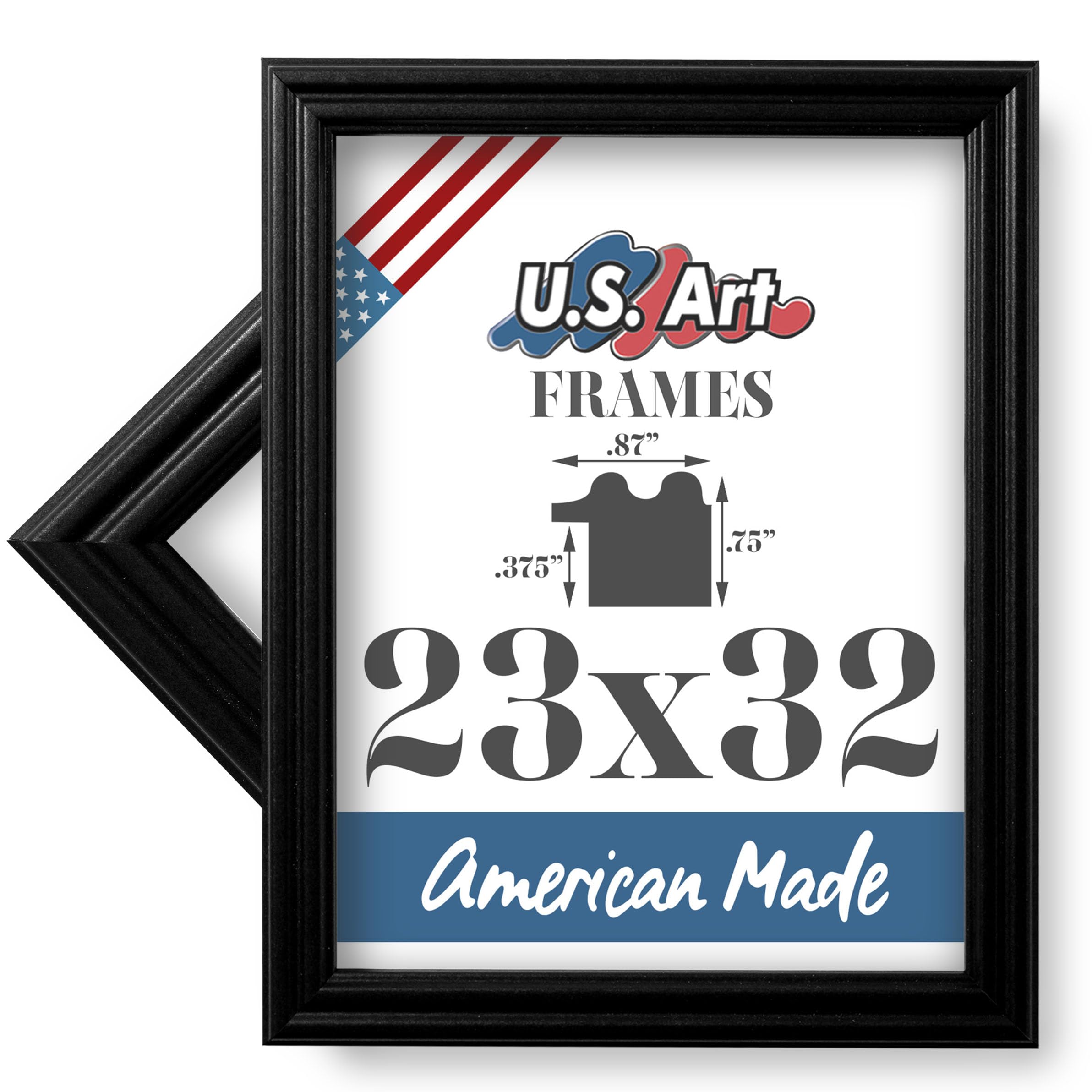 Amazon.com - US Art 23x32 Black .75 in Wooden Photo Picture Poster ...