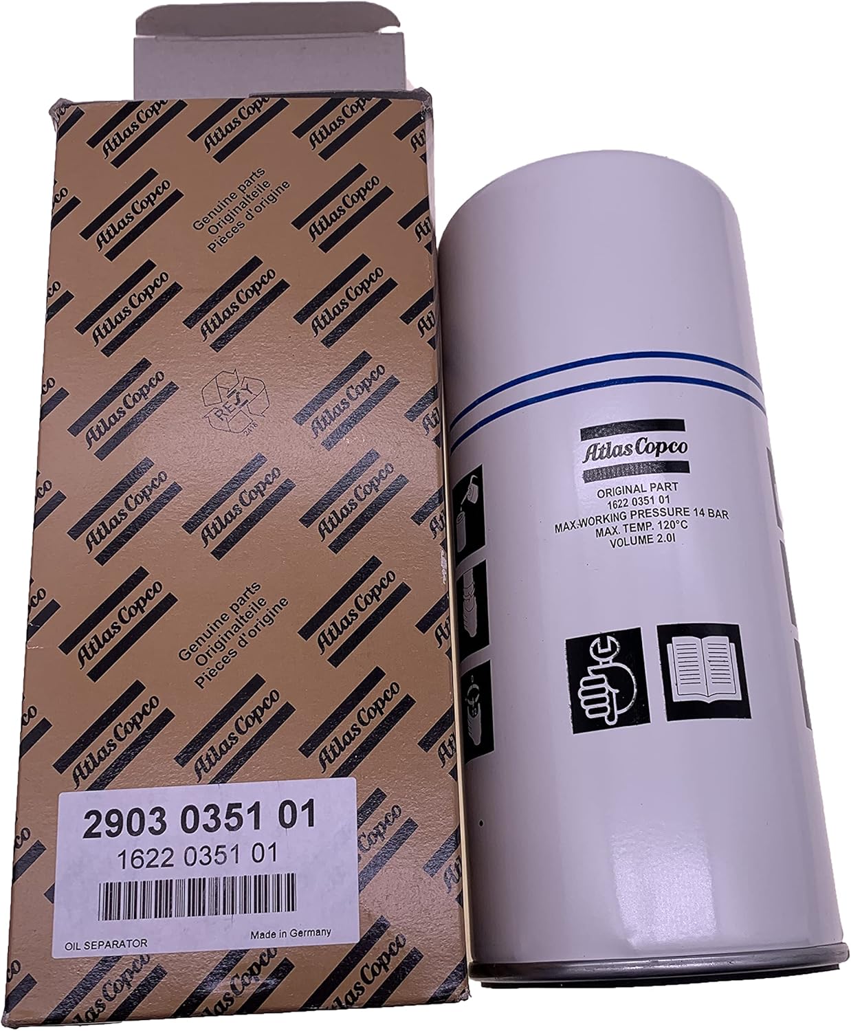 Amazon.com: 2pcs/lot genuine 2903035101=1622035101 AC screw air ...