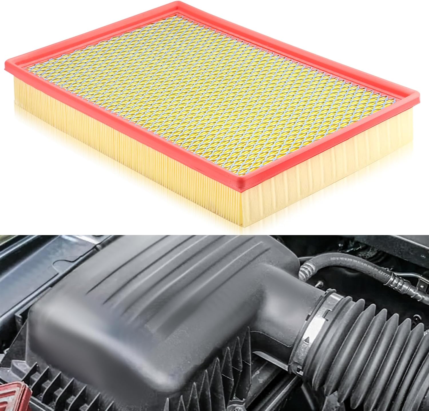 CA9401 Air Filter, Engine Air Filter Compatible with Dodge 2002-2022 ...