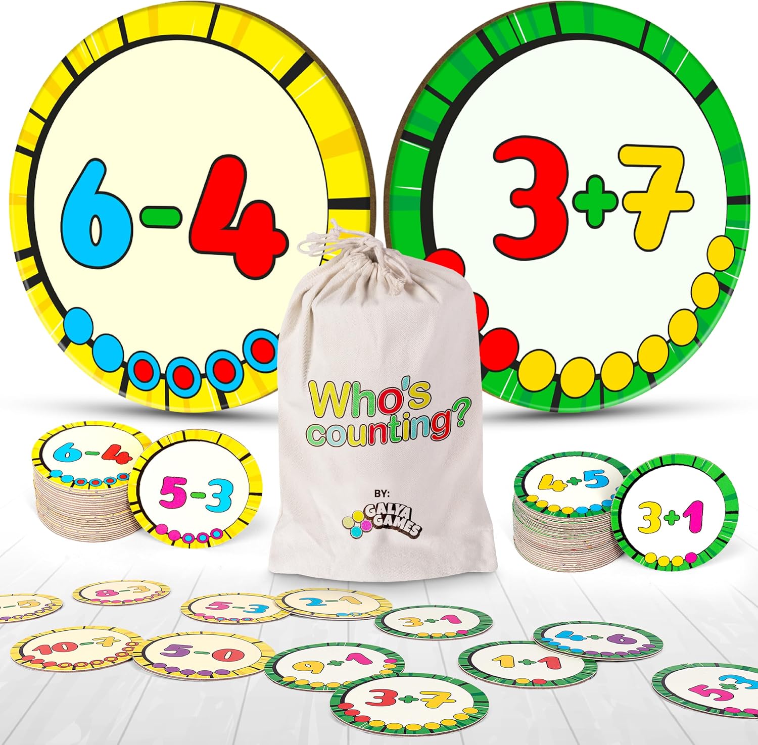 Amazon.com: Active Learning Who’s Counting Game: 81 Oversized 0-30 ...