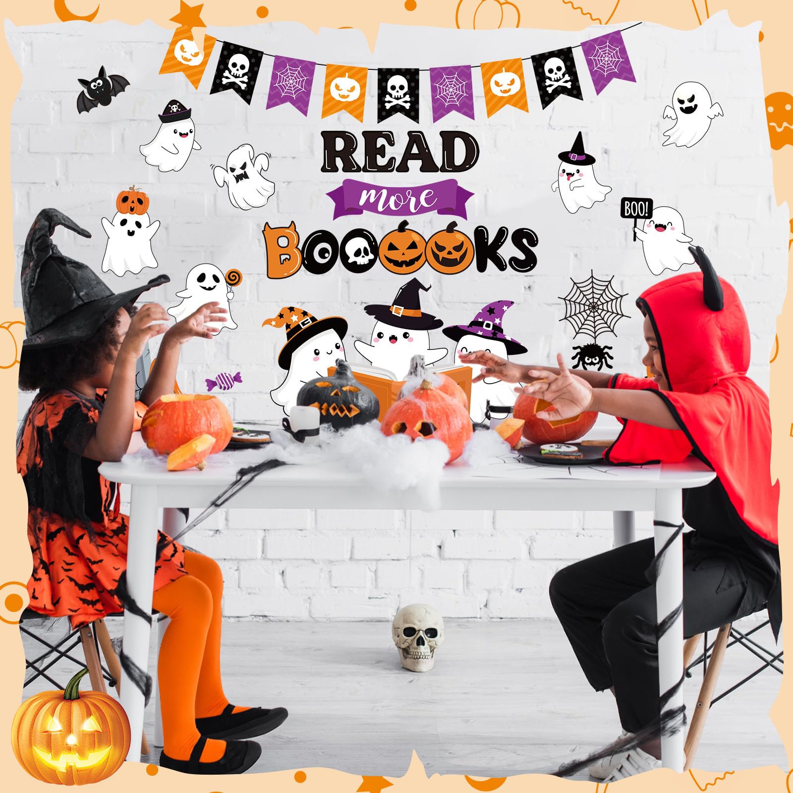 Snapklik.com : Pasimy Halloween Bulletin Board Decorations Set ...
