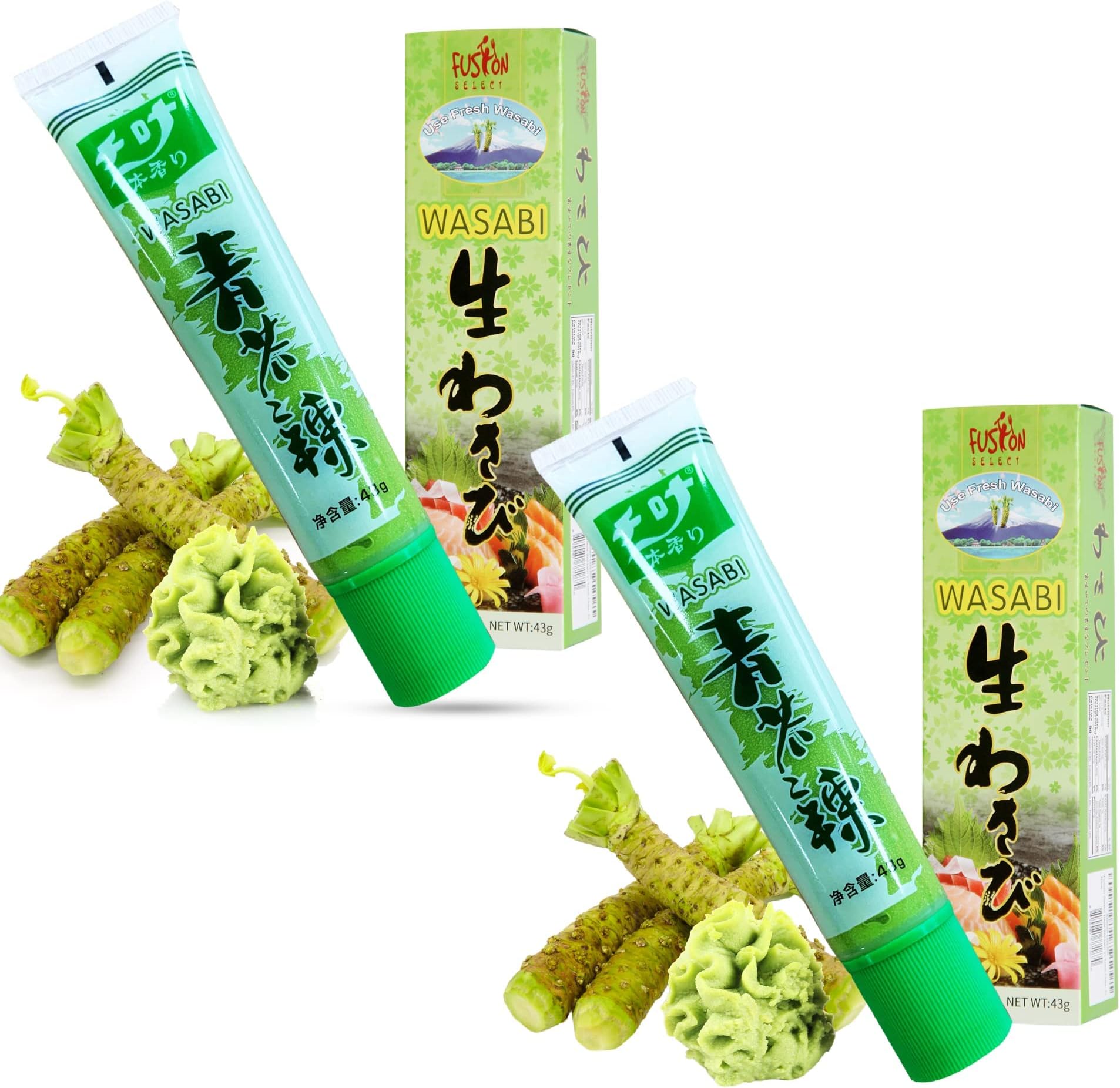 Amazon.com: Authentic Japanese Shizuoka Wasabi paste 42g. Imported from ...