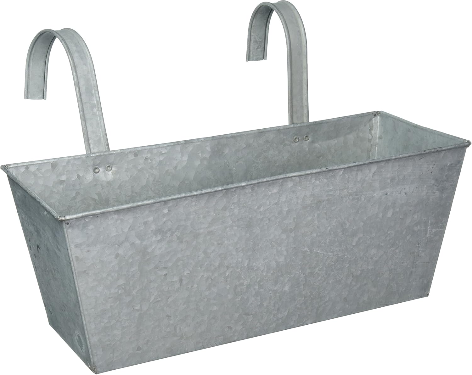 Amazon.com : Esschert Design Old Zinc Rectangular Balcony Flower ...