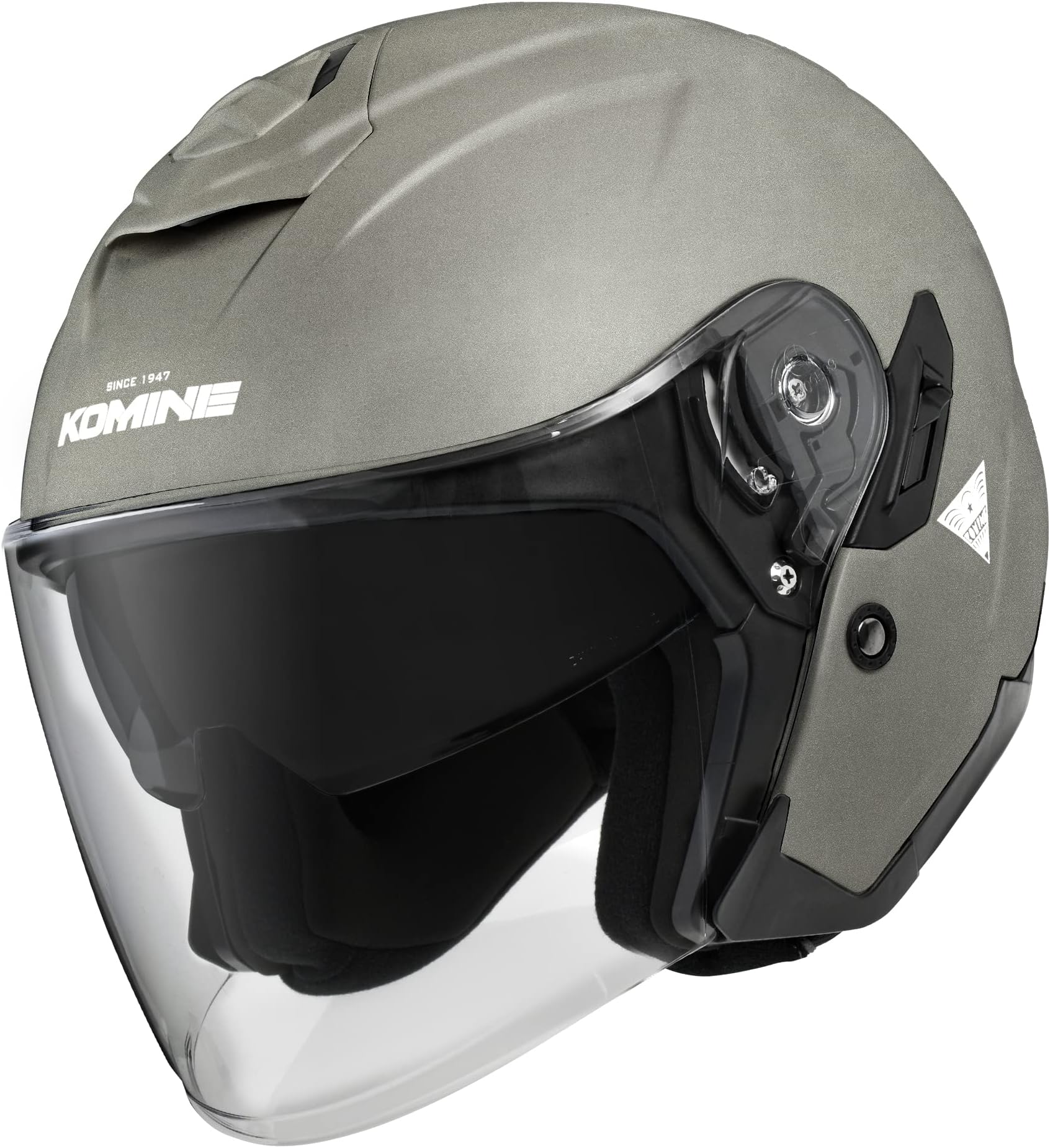 Amazon | コミネ(KOMINE) バイク用 HK-172 FL コンポジット FRP ジェットヘルメット Olive L | ジェット | 車＆バイク